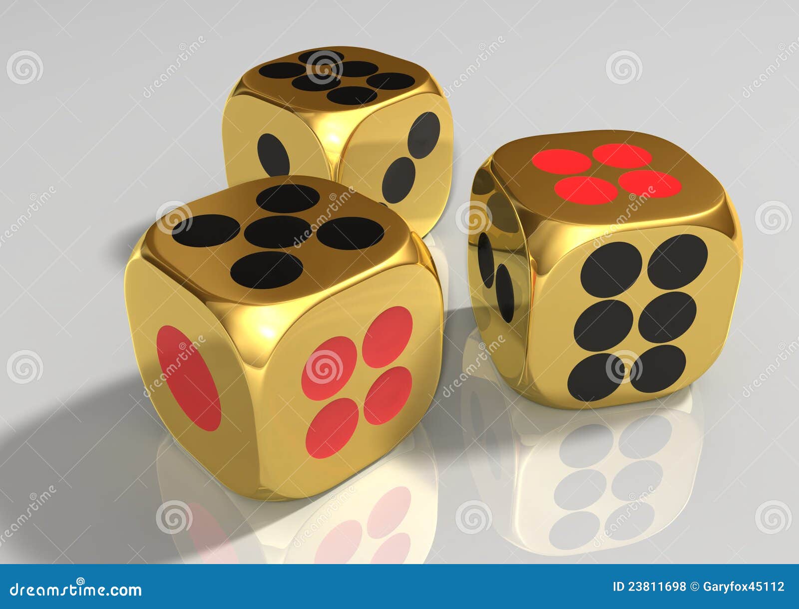 Golden dice stock illustration. Illustration of gaming - 23811698