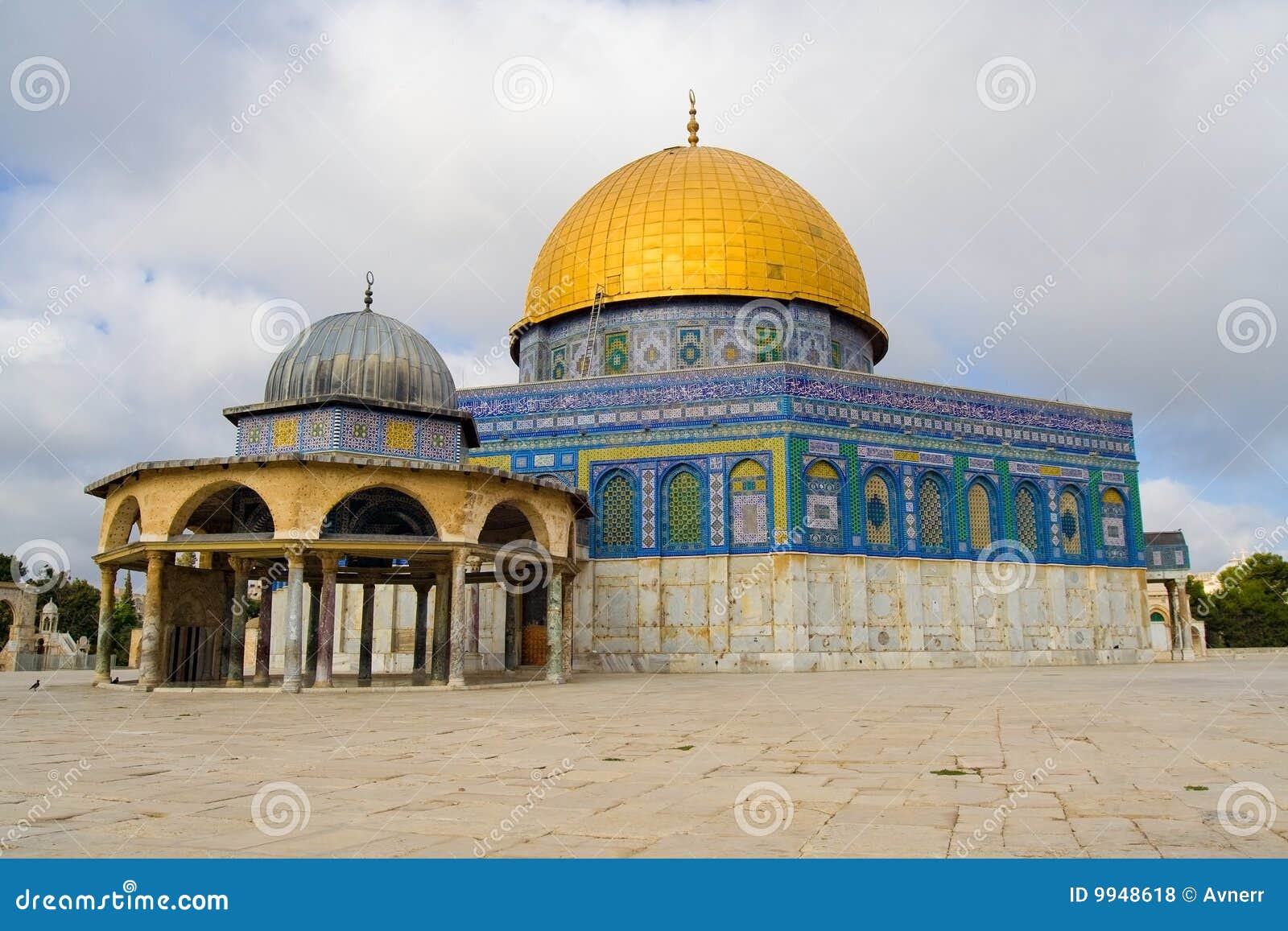Golden Dome Of The Temple Matrimandir Peeps Through The Trees ...