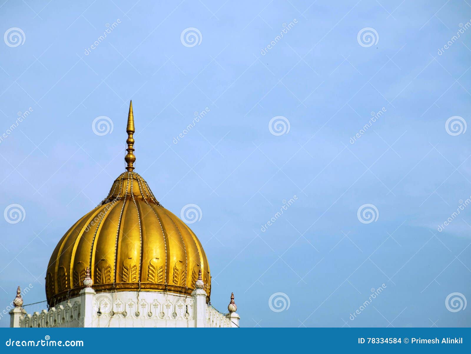 Golden Dome of mosque stock photo. Image of faith, mosque - 78334584