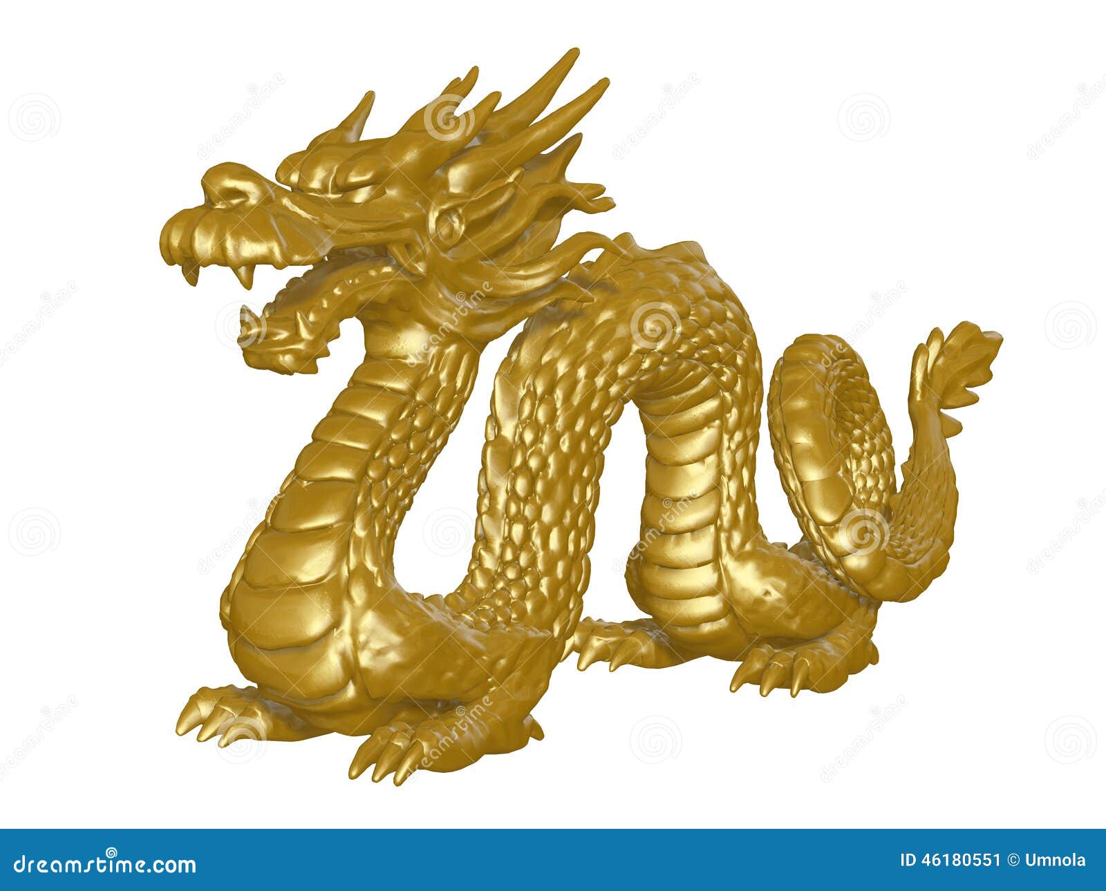 Golden dragon stock illustration. Illustration of asia - 46180551