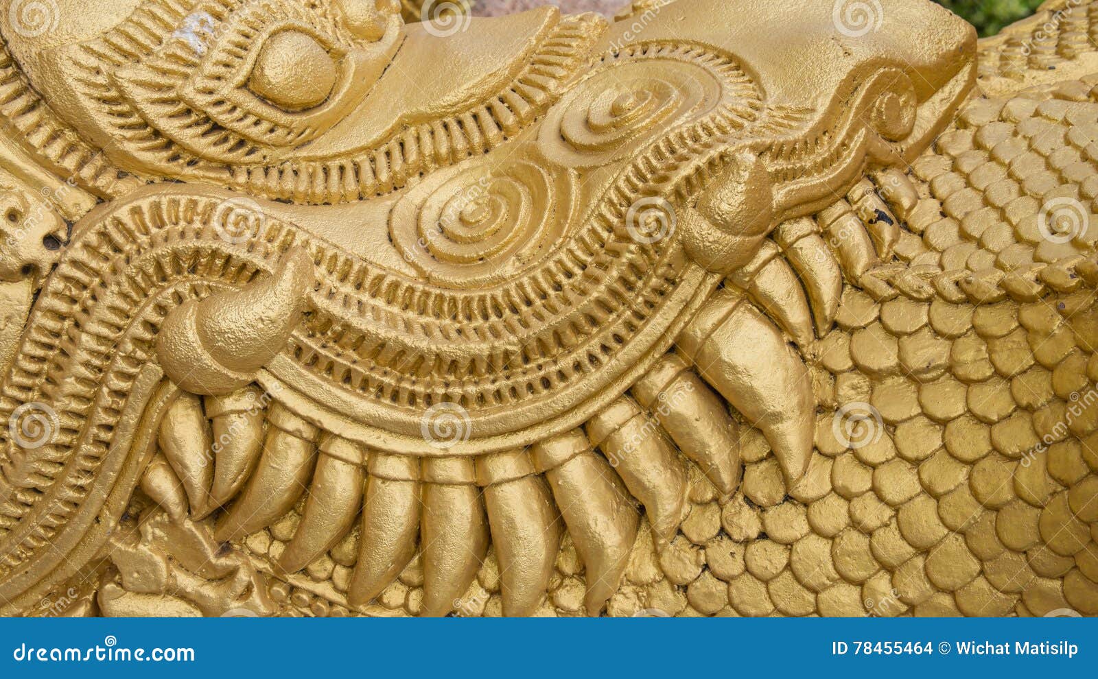 Golden Dragon Texture stock photo. Image of buddhist - 78455464