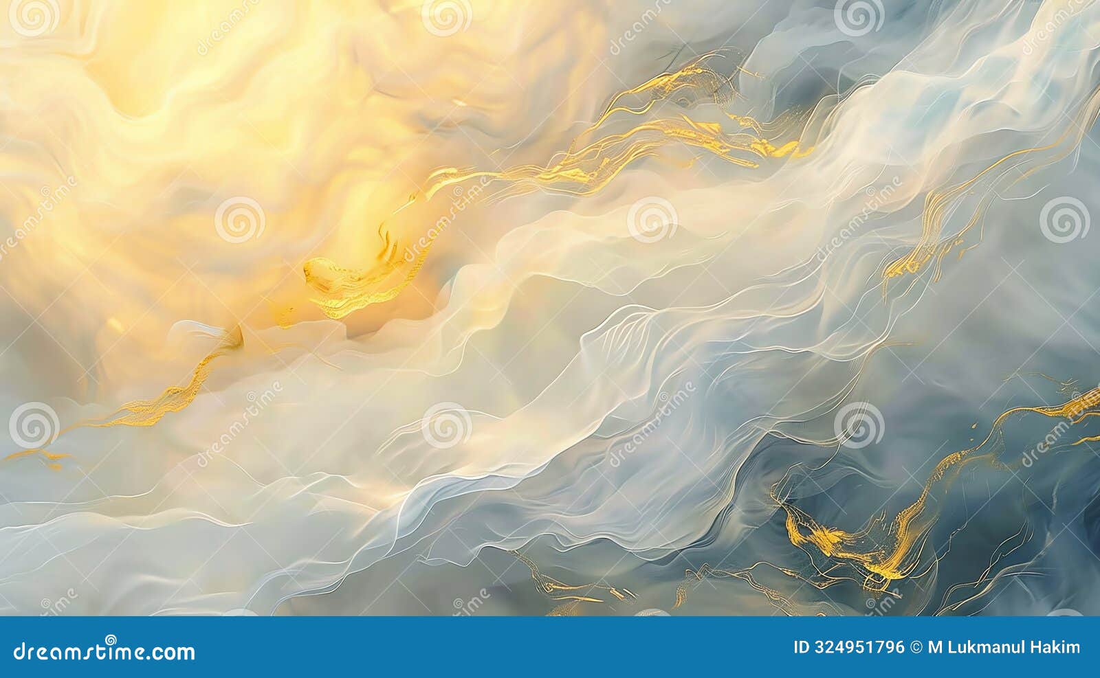 Golden Dragons Soaring through Heavenly Clouds, Fantasy Abstract Art ... Golden Dragons Soaring through Heavenly Clouds, Fantasy Abstract Art ...