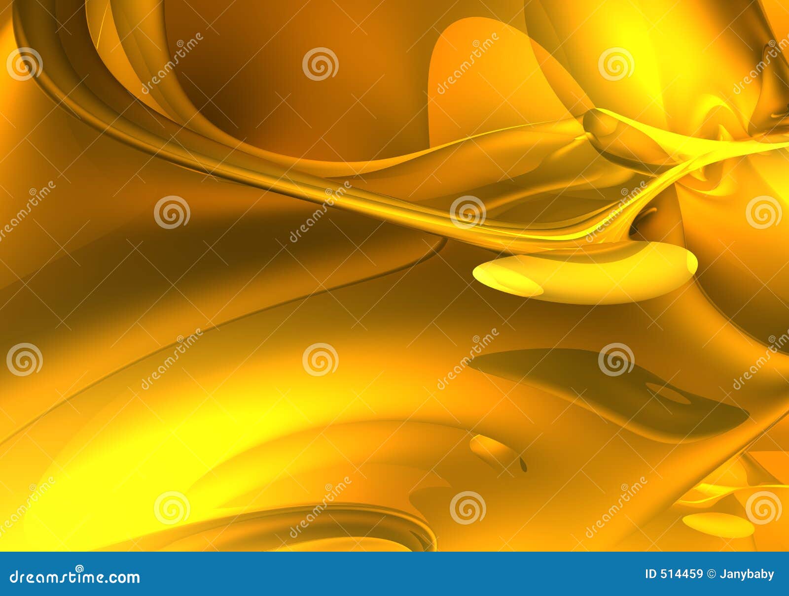 Golden dream (abstract) 04 stock illustration. Illustration of building ...
