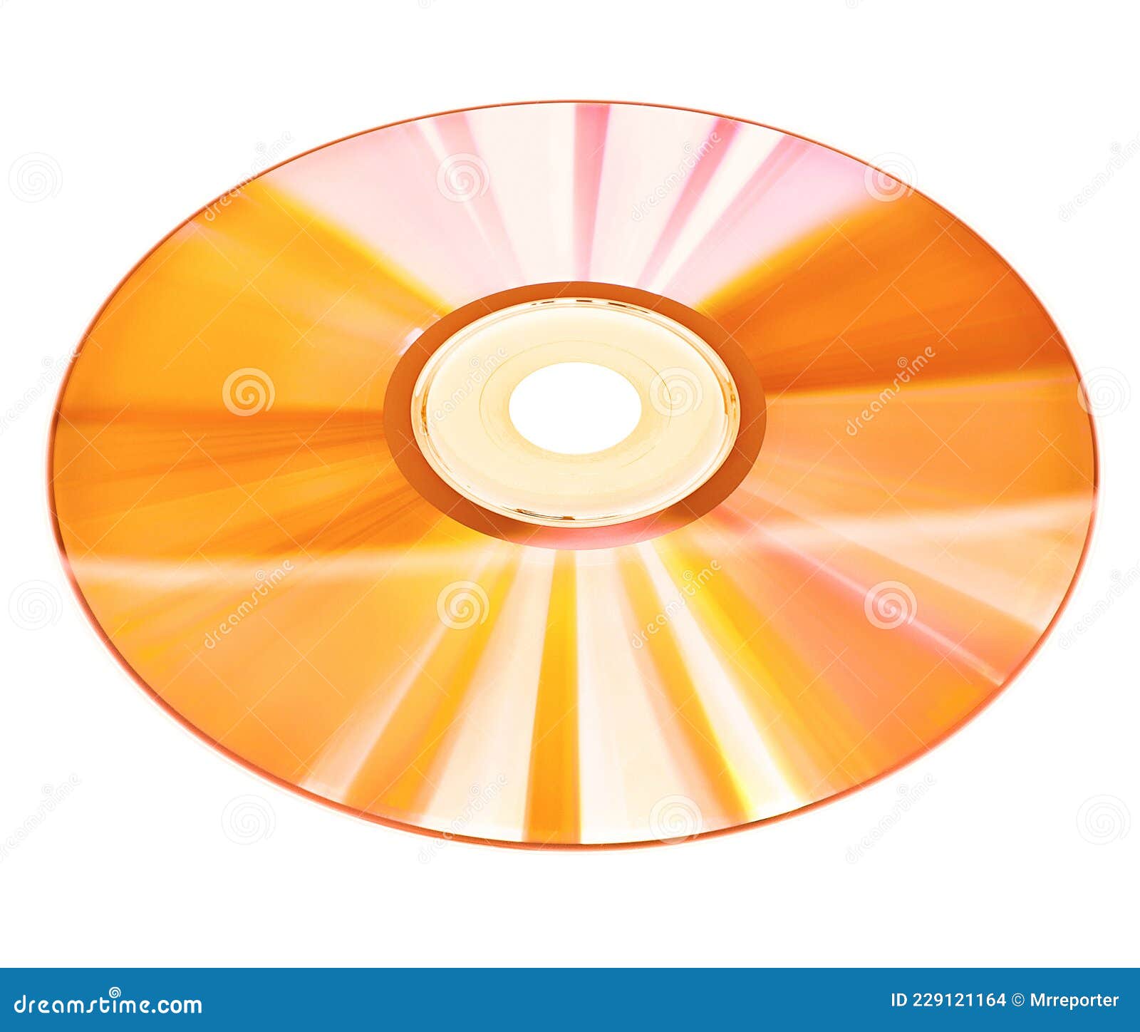 Golden DVD CD Compact Disc stock photo. Image of megabytes - 229121164