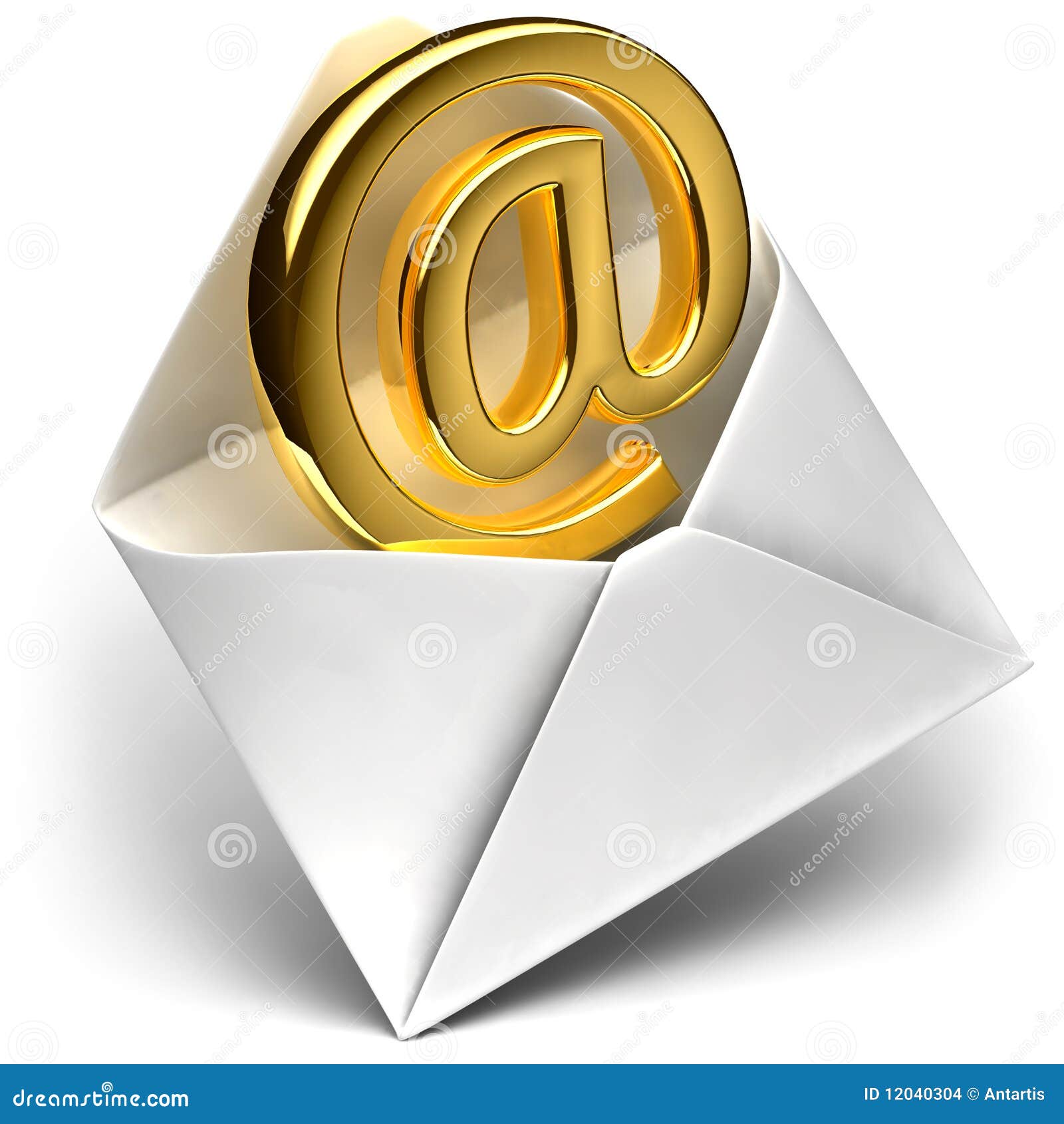 Golden e-mail sign stock photo. Image of tech, technology - 12040304