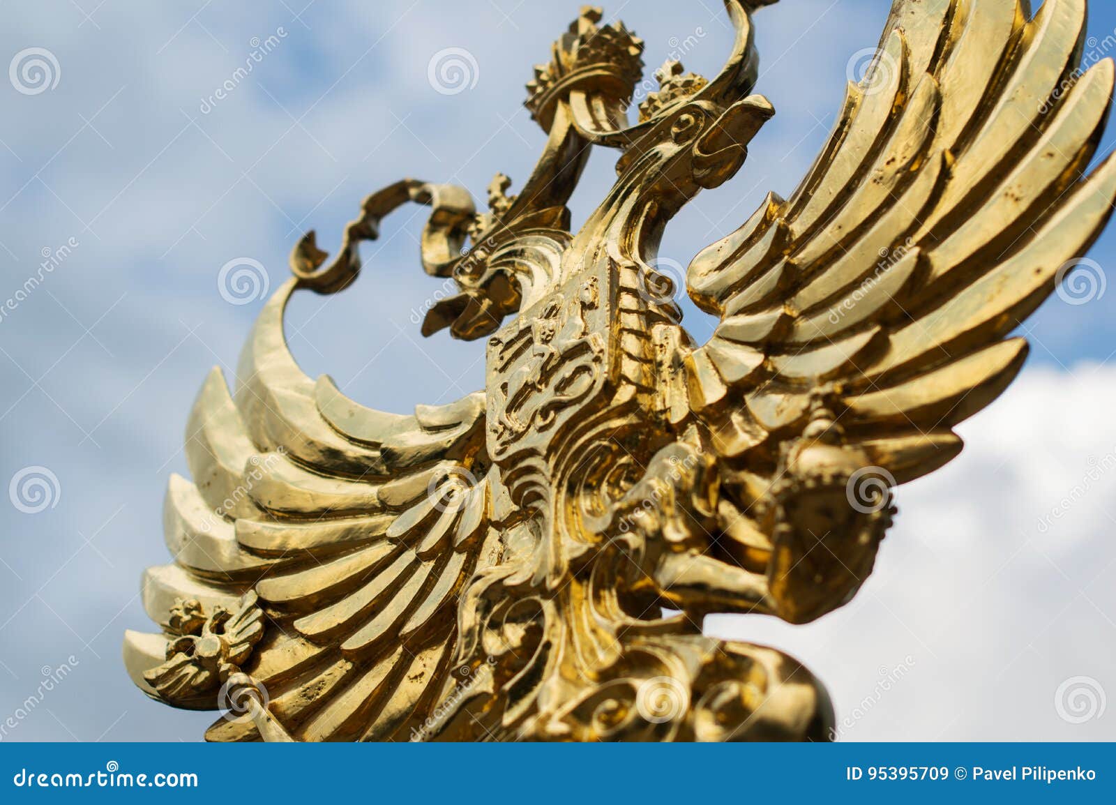 Golden Eagle Symbol of the Emblem of Russia Stock Image - Image of coat ...