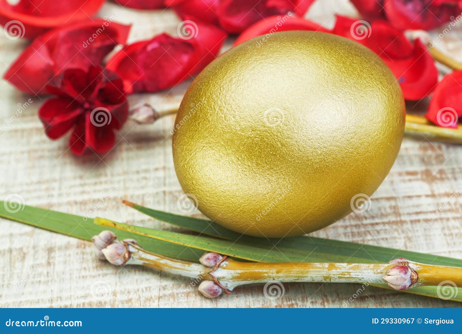 Golden Easter egg. stock image. Image of food, dollar - 29330967