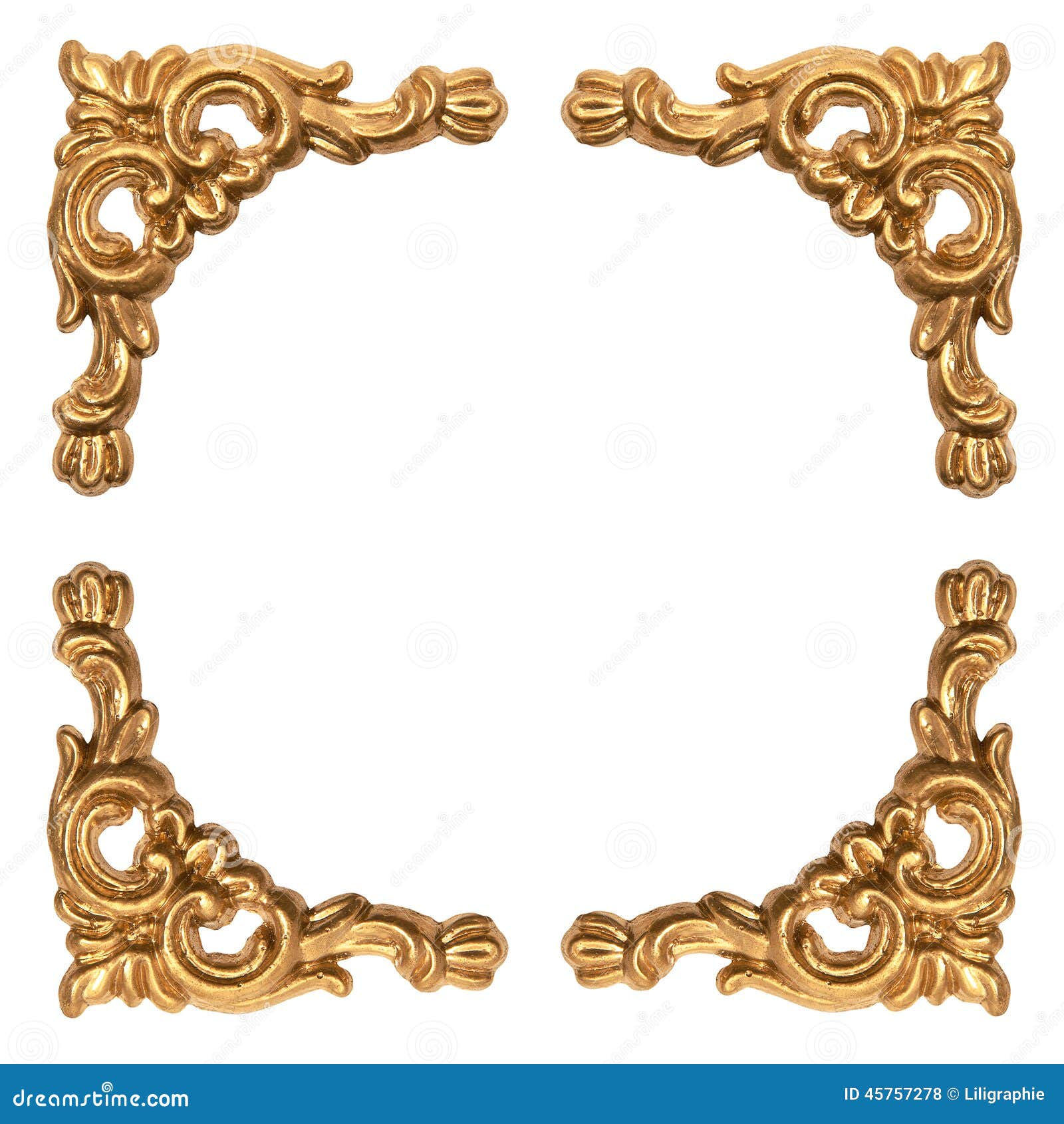 White Baroque Frames