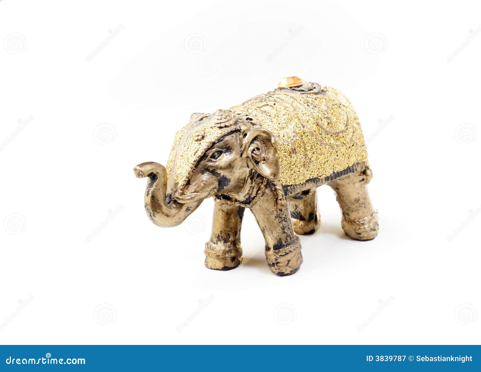 Golden elephant stock image. Image of traditional, backgrounds - 3839787