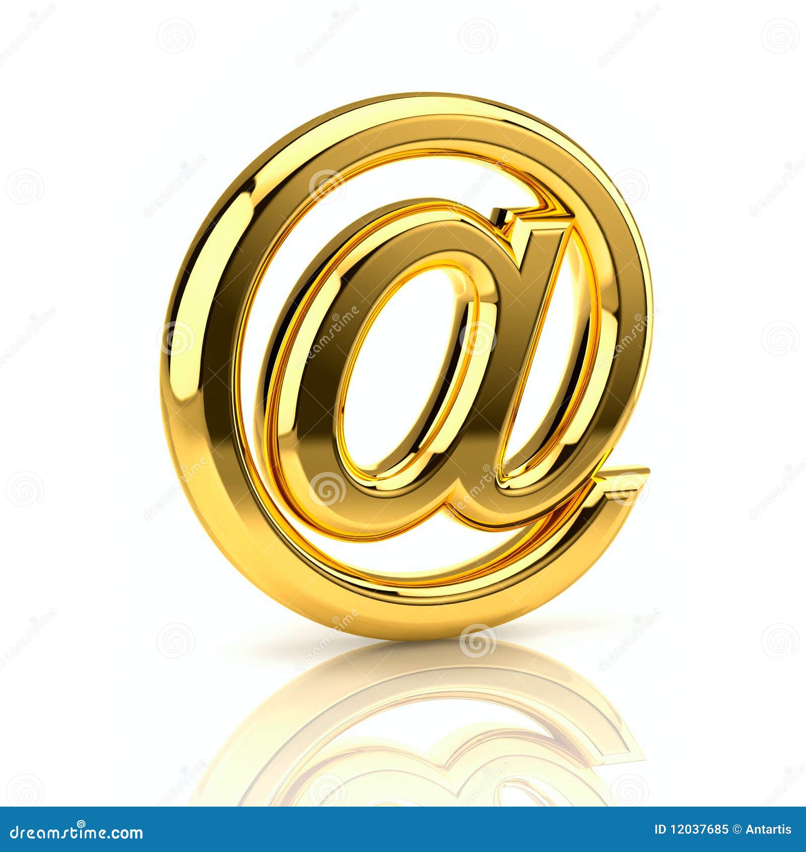 Golden email sign stock illustration. Illustration of mystery - 12037685