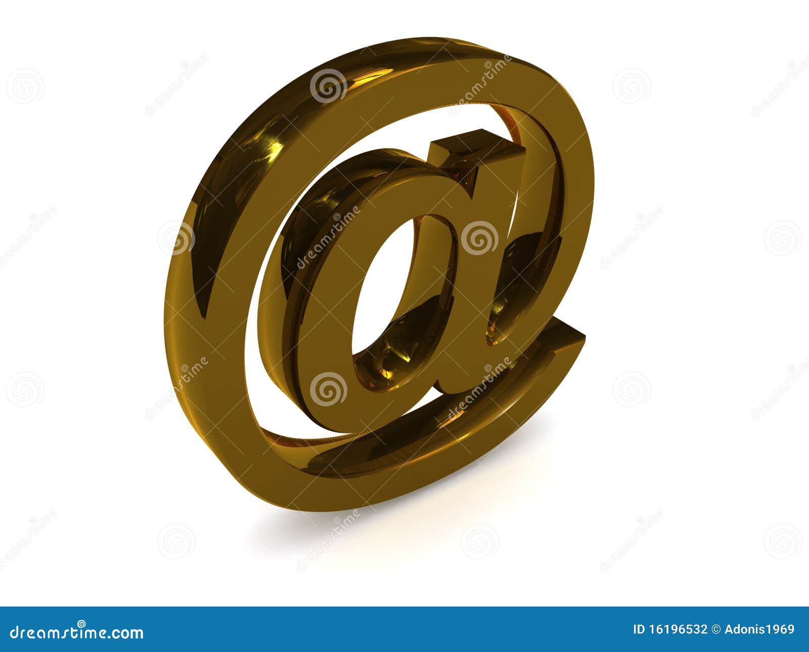 Golden email symbol stock illustration. Illustration of sign - 16196532