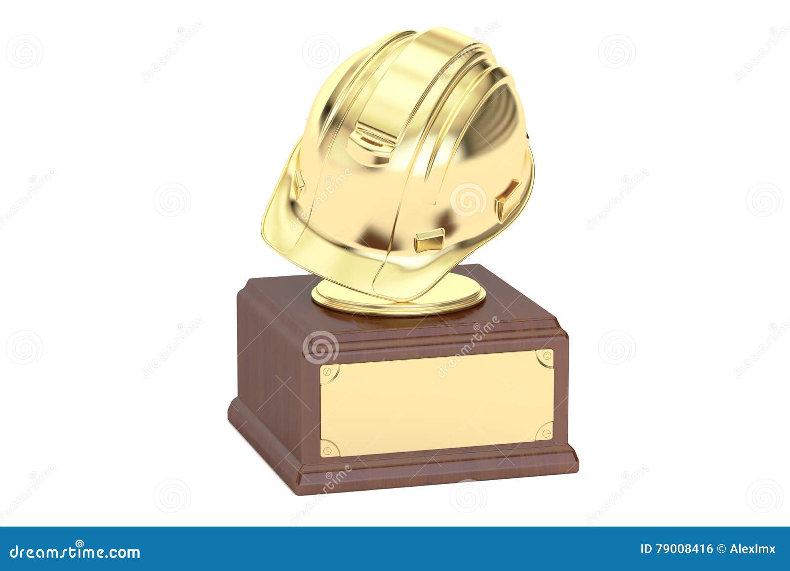 Golden Engineering Award Concept, 3D Stock Illustration - Illustration ...