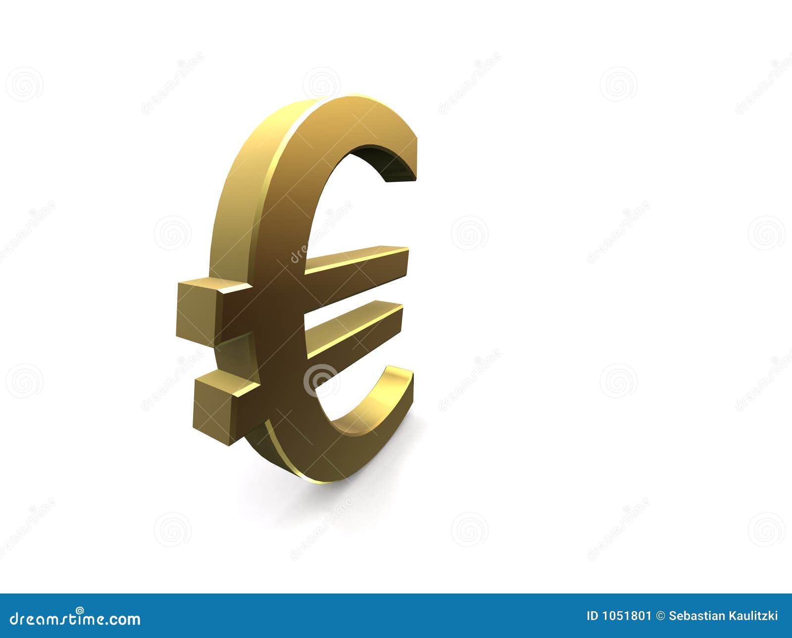 Golden euro stock illustration. Illustration of europe - 1051801