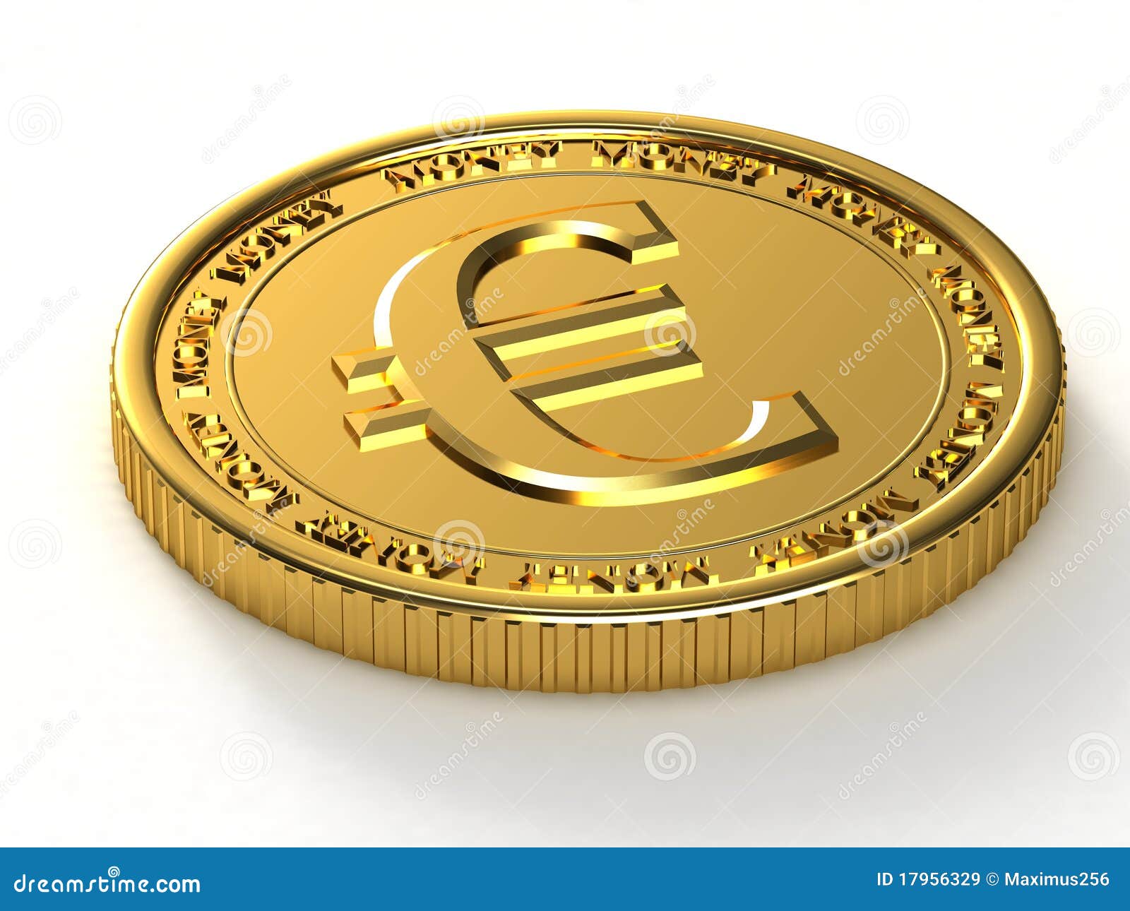 Golden Euro stock illustration. Illustration of business - 17956329