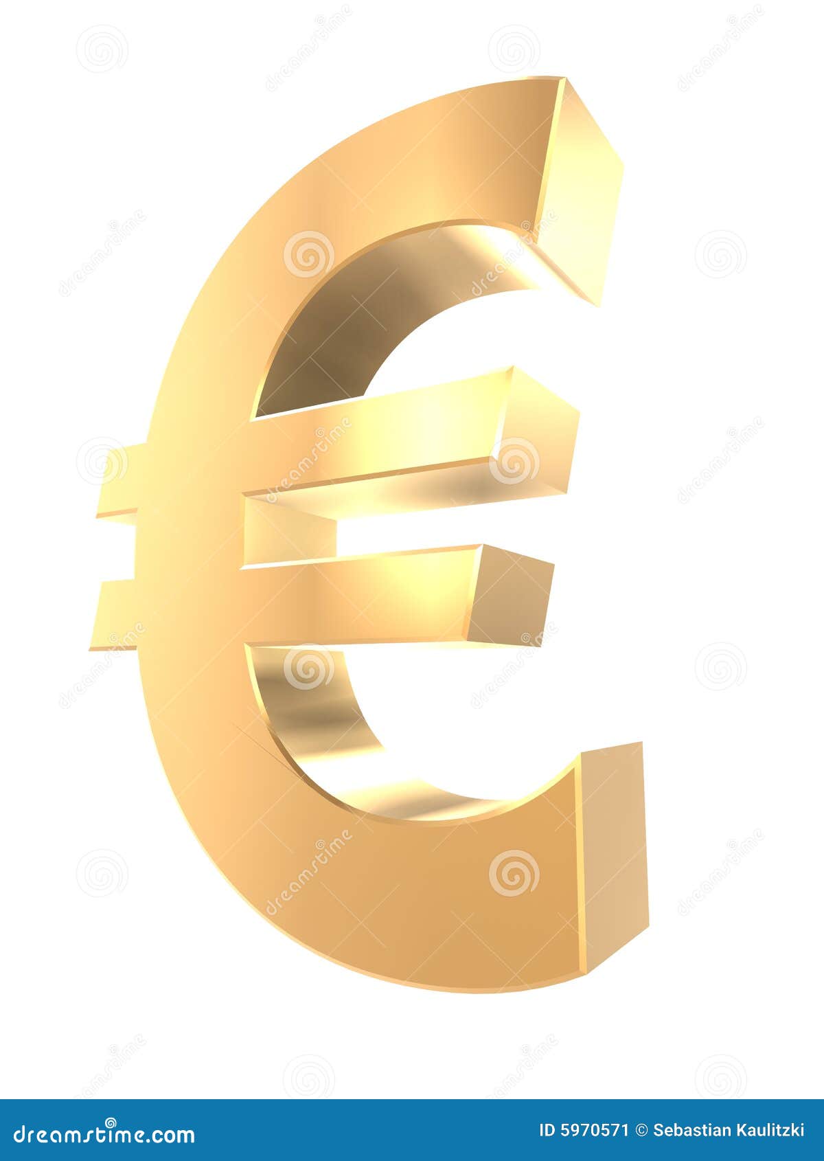 Golden euro stock illustration. Illustration of button - 5970571