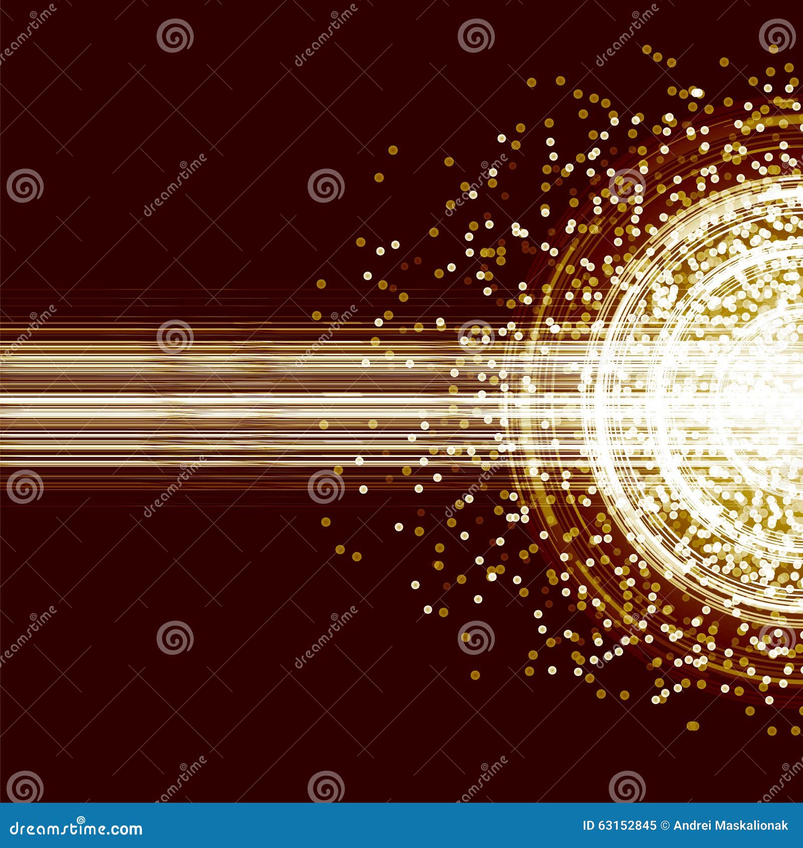 Golden explosion ray card stock vector. Illustration of laser - 63152845