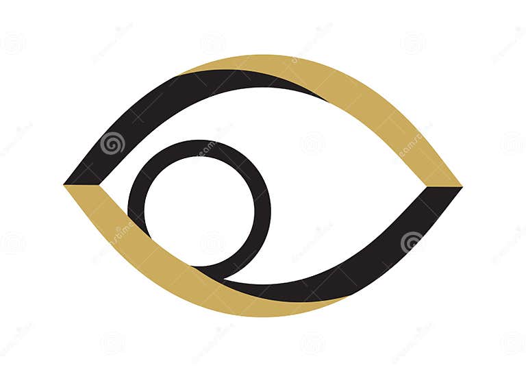 Golden eye - vector stock vector. Illustration of design - 6066569
