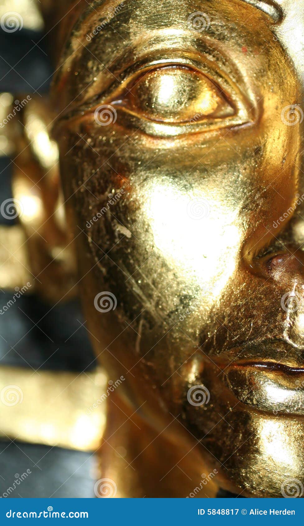 The Golden Face stock image. Image of face, mummy, king - 5848817