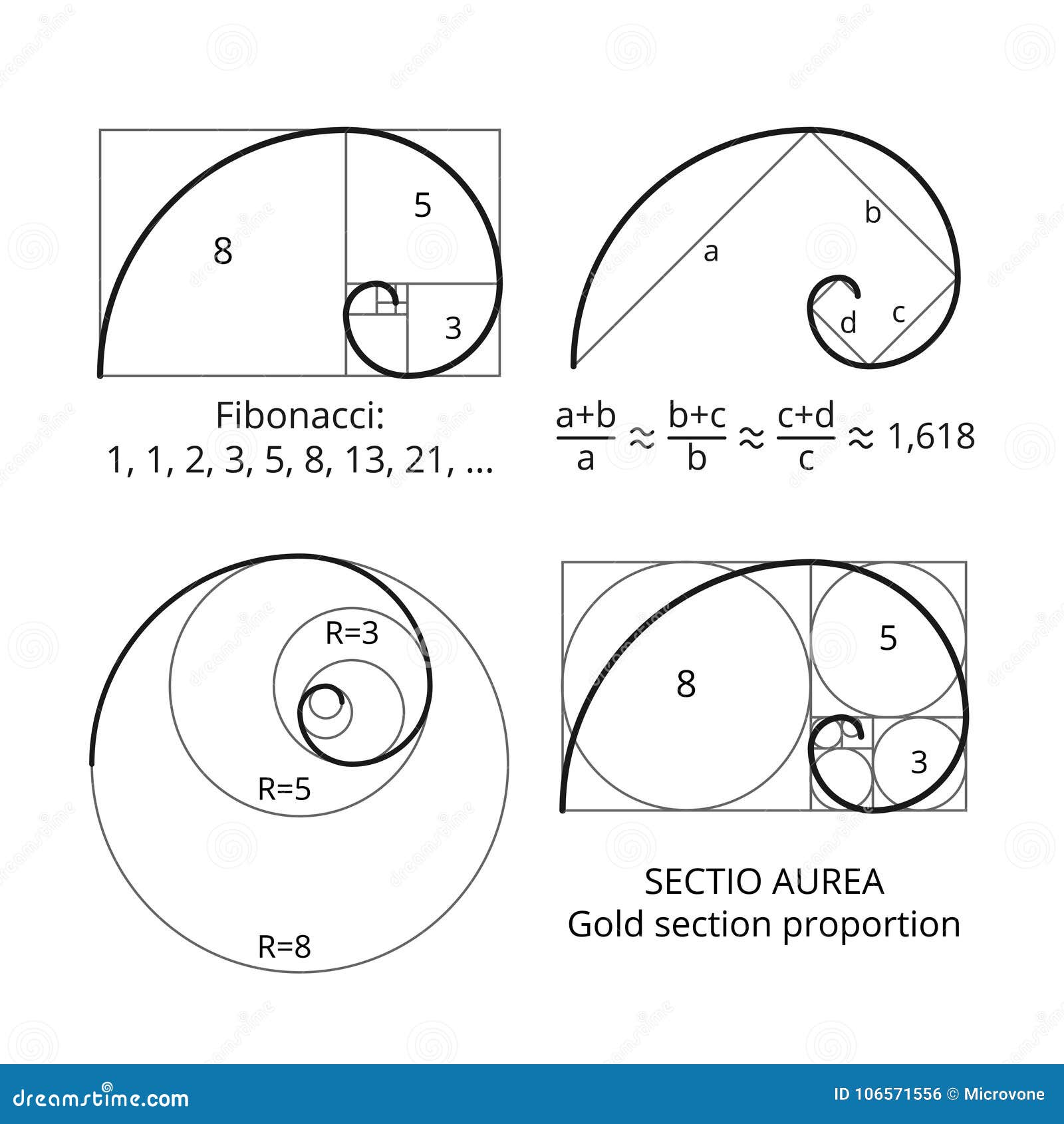 Simple Fibonacci Spiral Without Auxiliary Geometry. Simple Thick Black ... Simple Fibonacci Spiral Without Auxiliary Geometry. Simple Thick Black ...