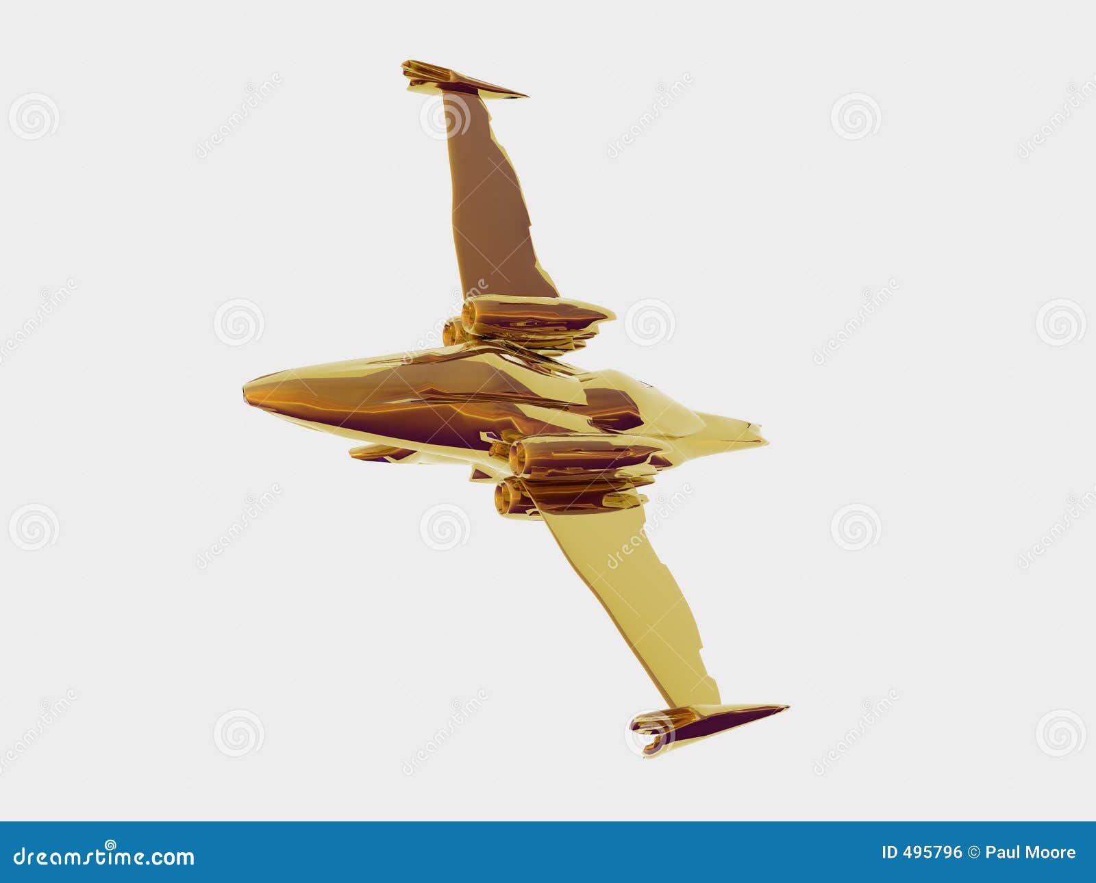 Golden Fighter stock illustration. Illustration of hazard - 495796