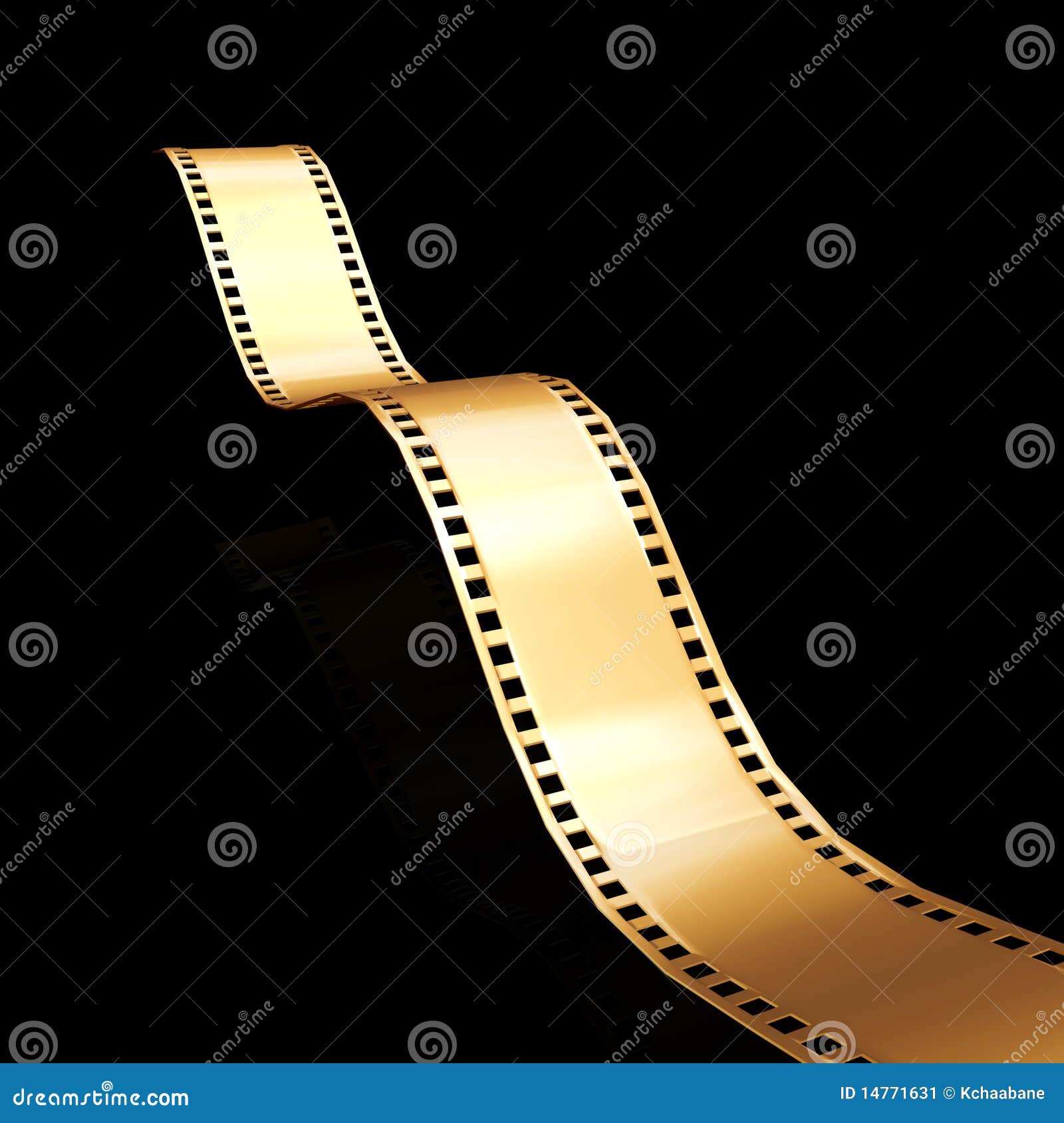Golden FIlm Reel For FIlm, Movie, Or Cinema Production Logo Vector ...