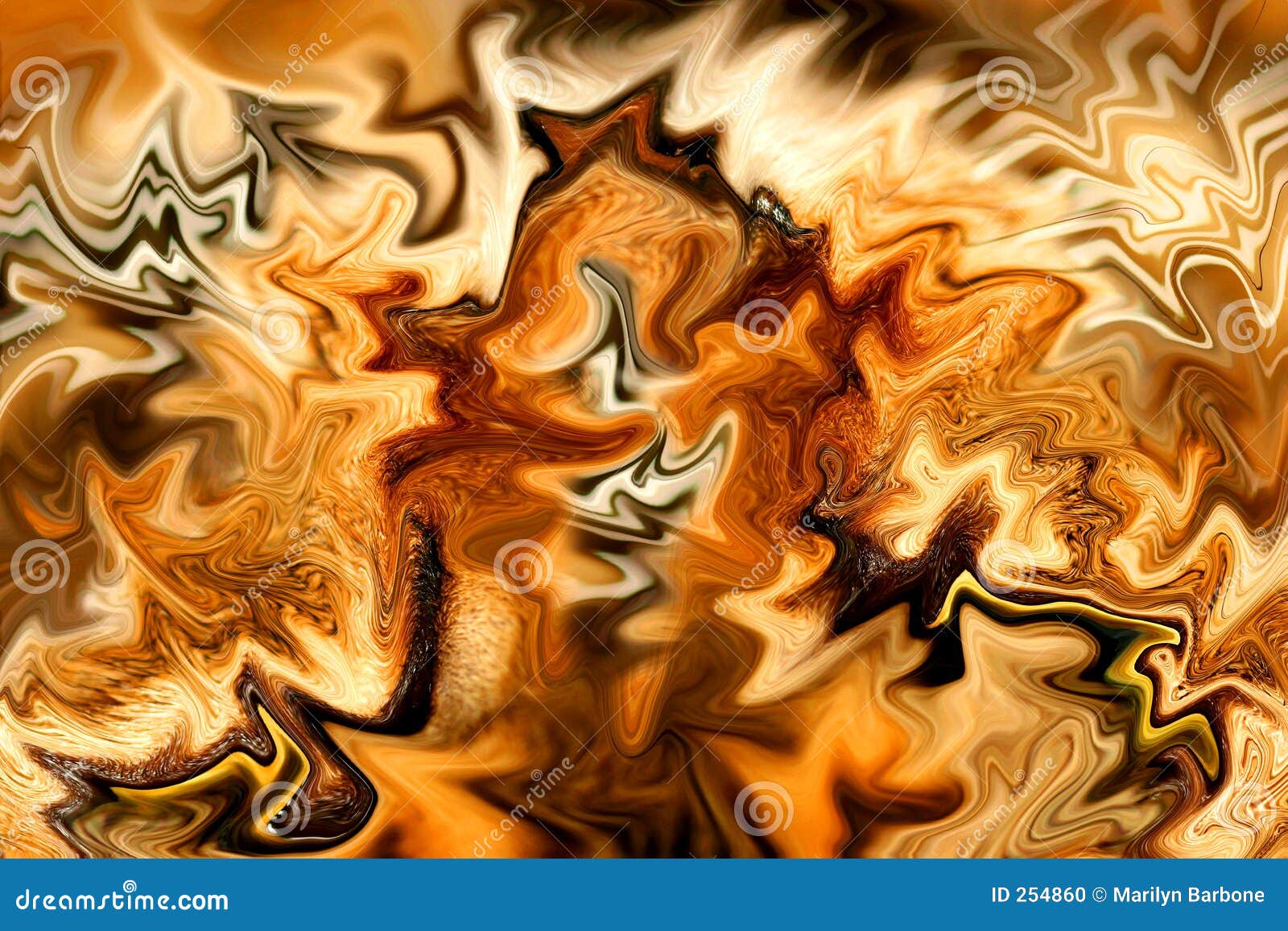Golden Fire stock illustration. Illustration of bright - 254860