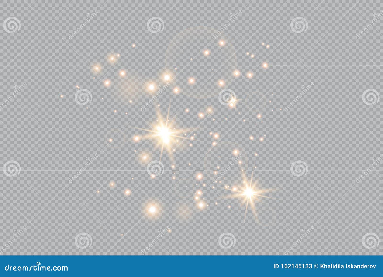 Golden Fire on a Transparent Background, Stock Vector - Illustration of ...