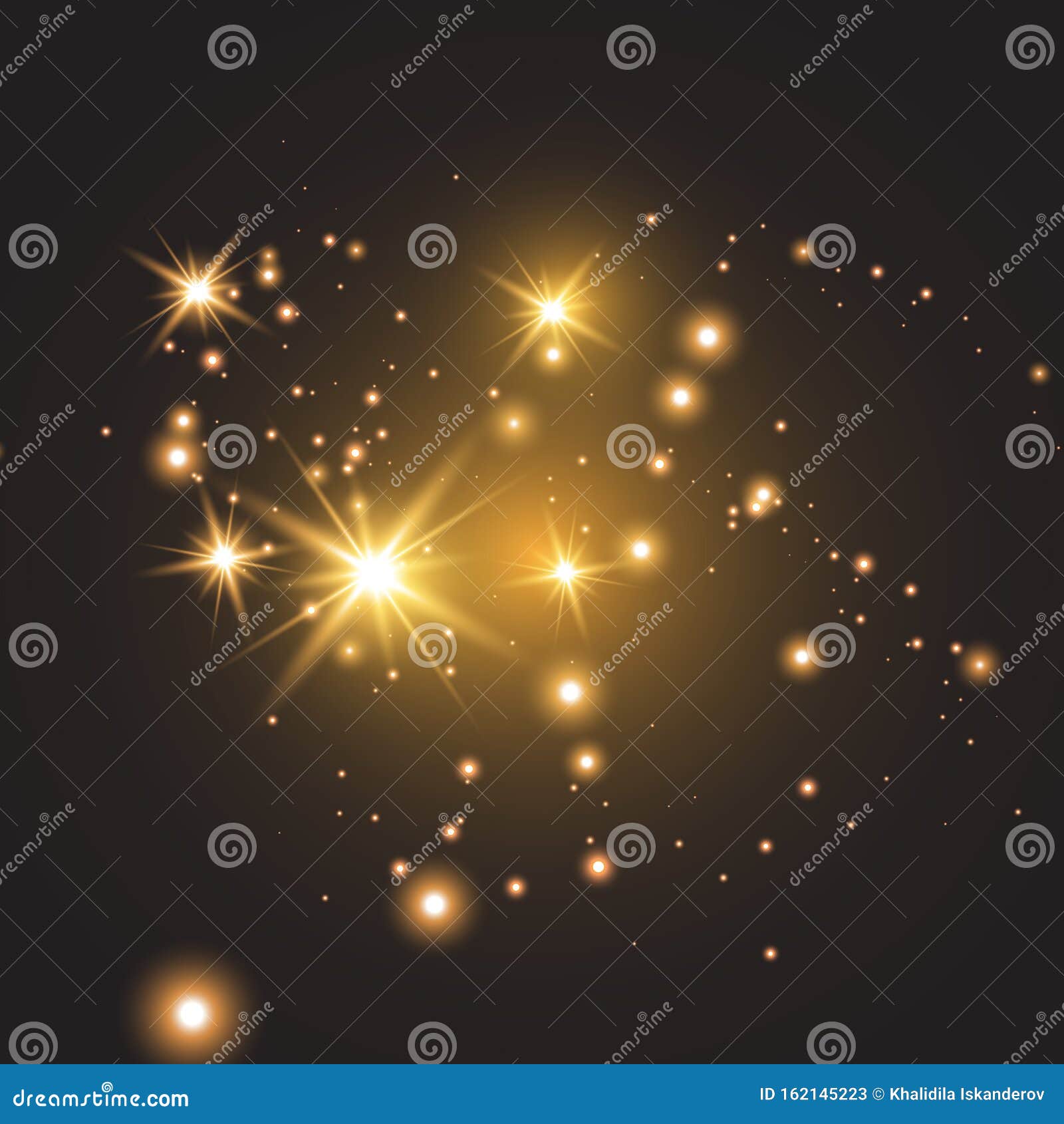 Golden Fire on a Transparent Background, Stock Vector - Illustration of ...