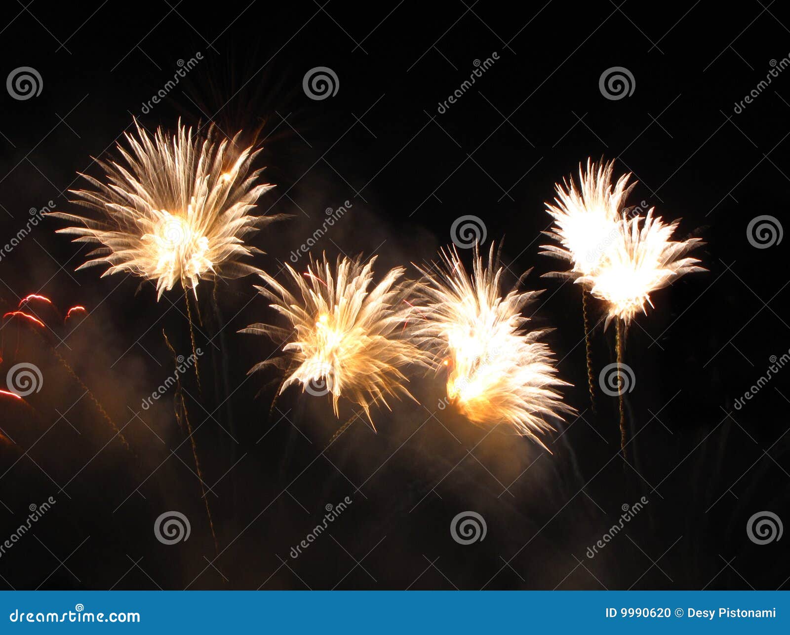 Golden fireworks stock photo. Image of florence, holiday - 9990620
