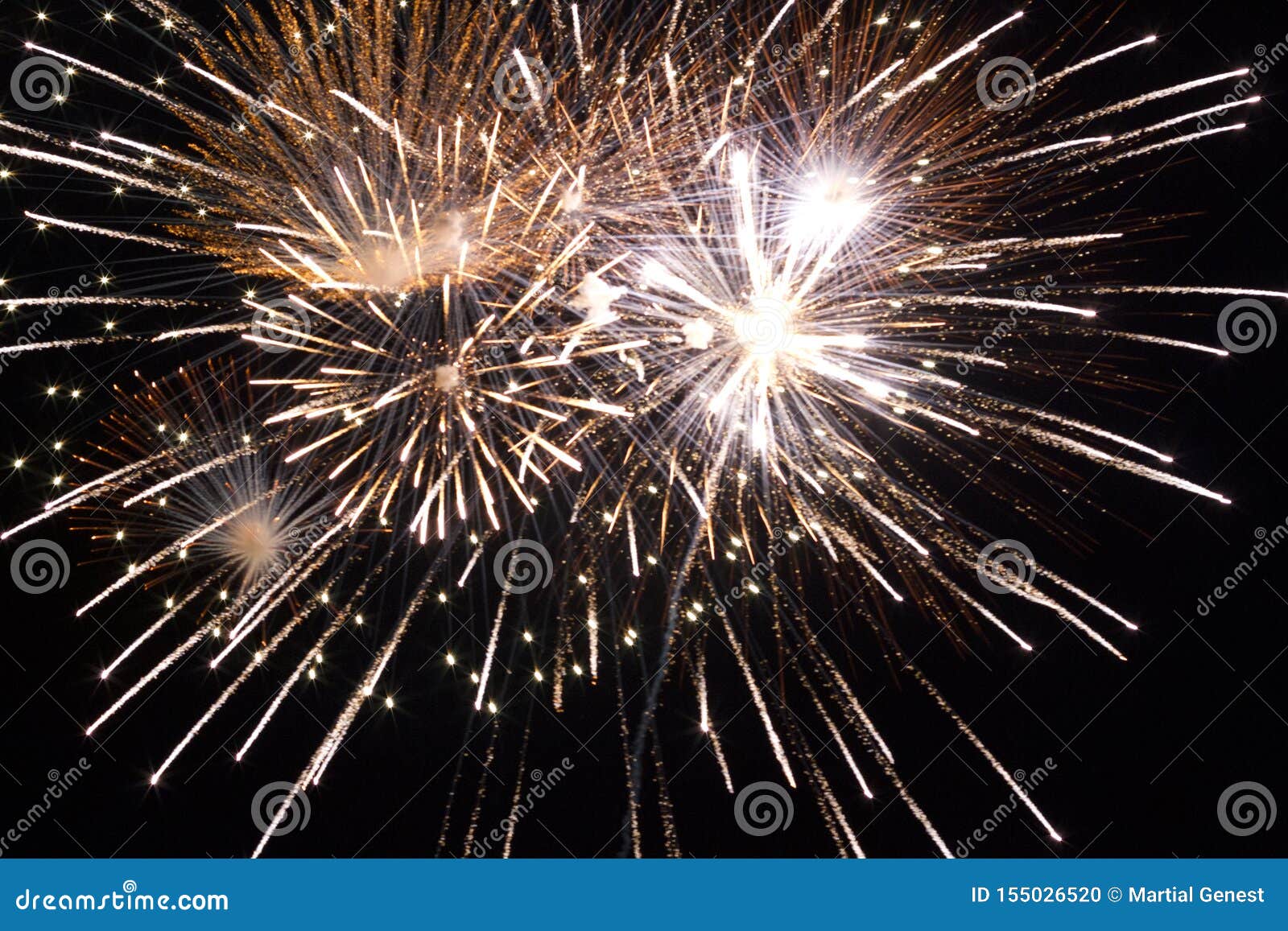 Golden fireworks close up stock photo. Image of lights - 155026520