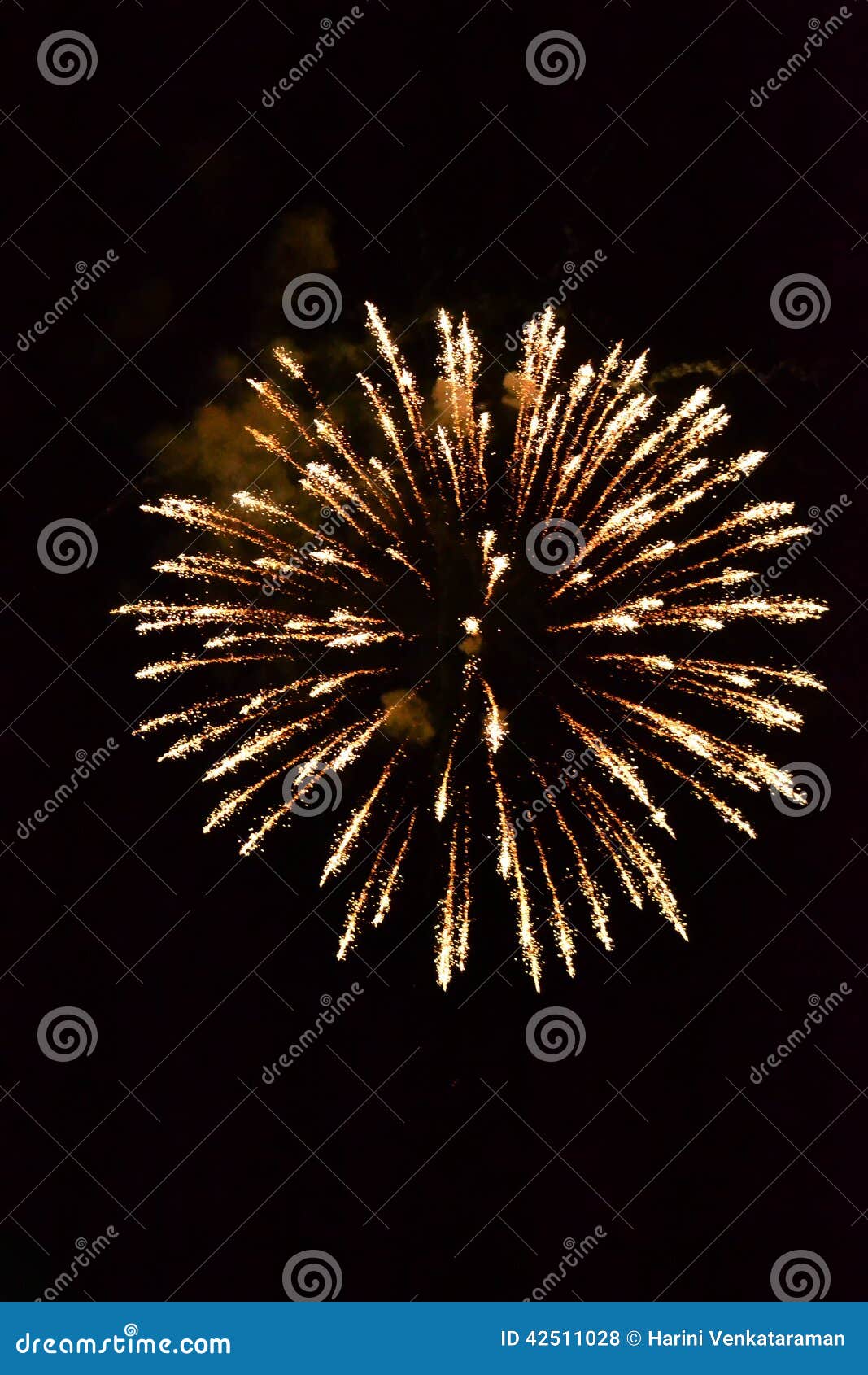 Golden Fireworks stock photo. Image of fireworks, fair - 42511028