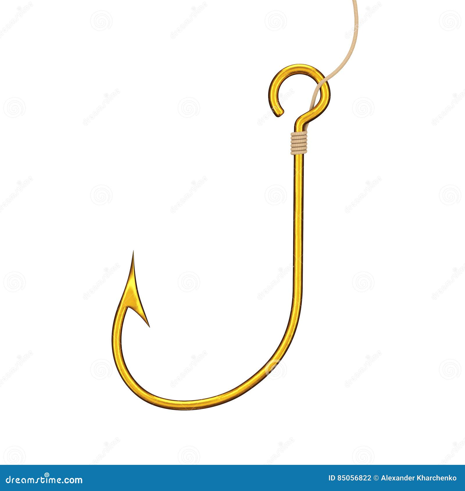 Golden Hook Royalty-Free Stock Photography | CartoonDealer.com #6663941