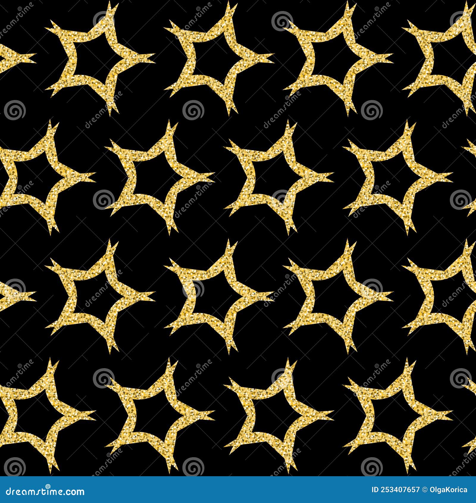 Golden Six-pointed Star Of David Icon. Vector Hexagram Solomon Symbol ...
