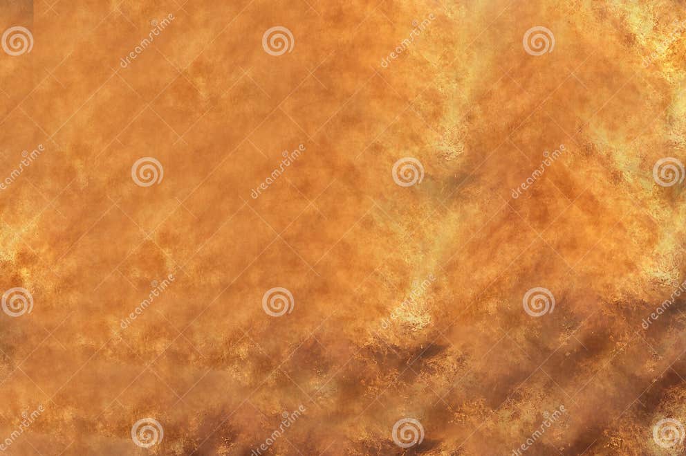 The Golden Flames of the Fire Stock Image - Image of burn, abstract ...
