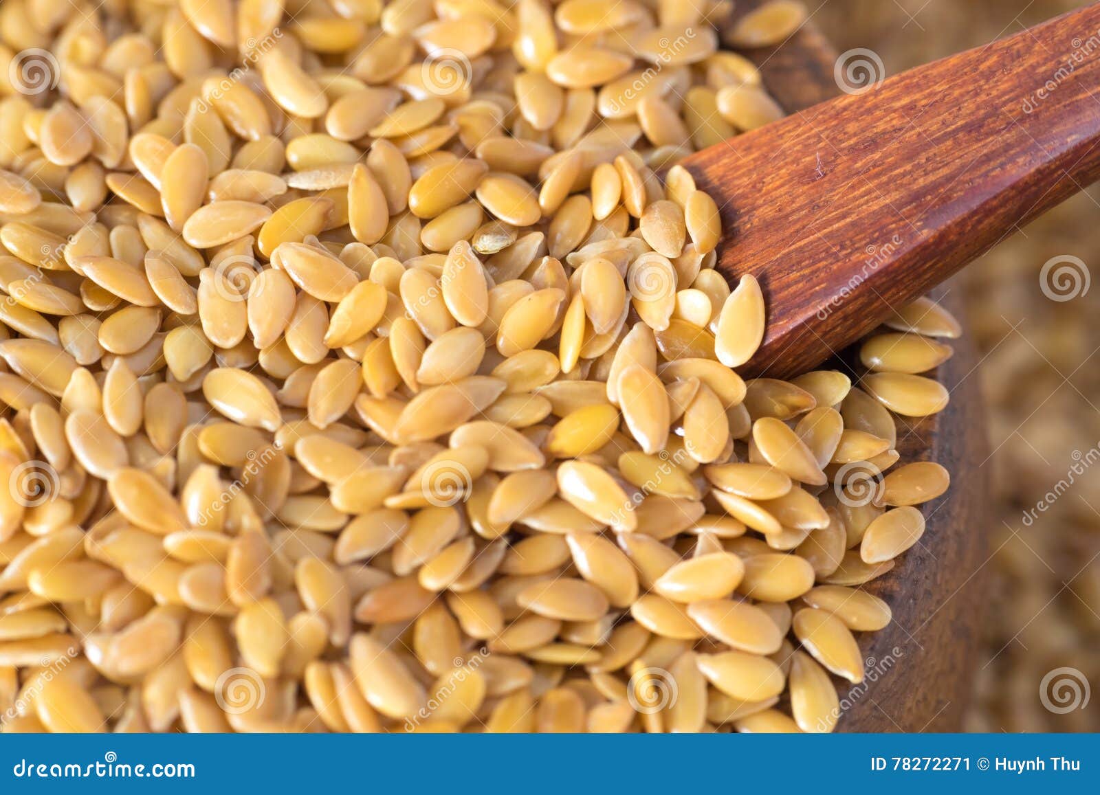 Golden Flax Seed or Linseed Stock Image - Image of mixture, golden ...