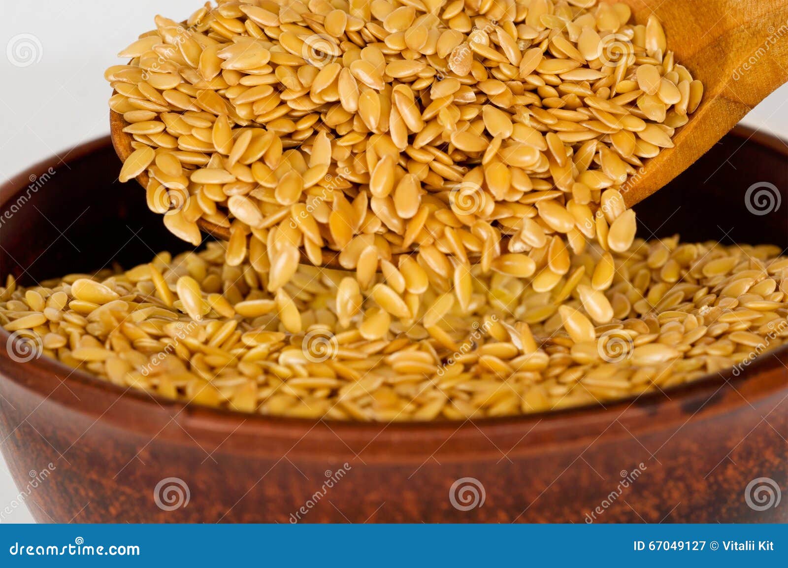 Golden Flax Seed. Super Food Stock Image - Image of close, fiber: 67049127