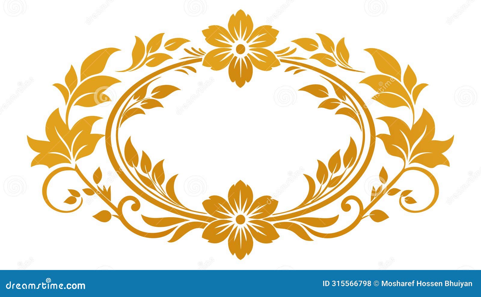 Golden Floral Frame Elevate Your Design with Stunning Vector Graphics ... Golden Floral Frame Elevate Your Design with Stunning Vector Graphics ...