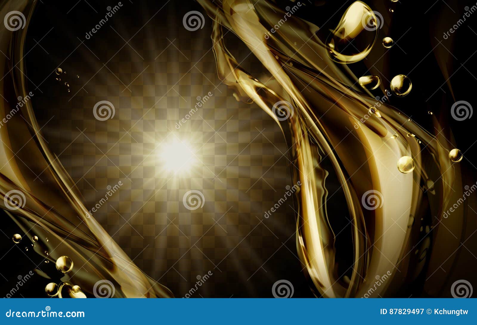 Golden flow and light stock vector. Illustration of dark - 87829497