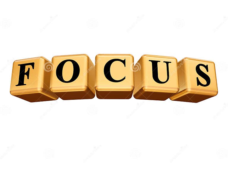 Golden focus isolated stock illustration. Illustration of color - 9878427