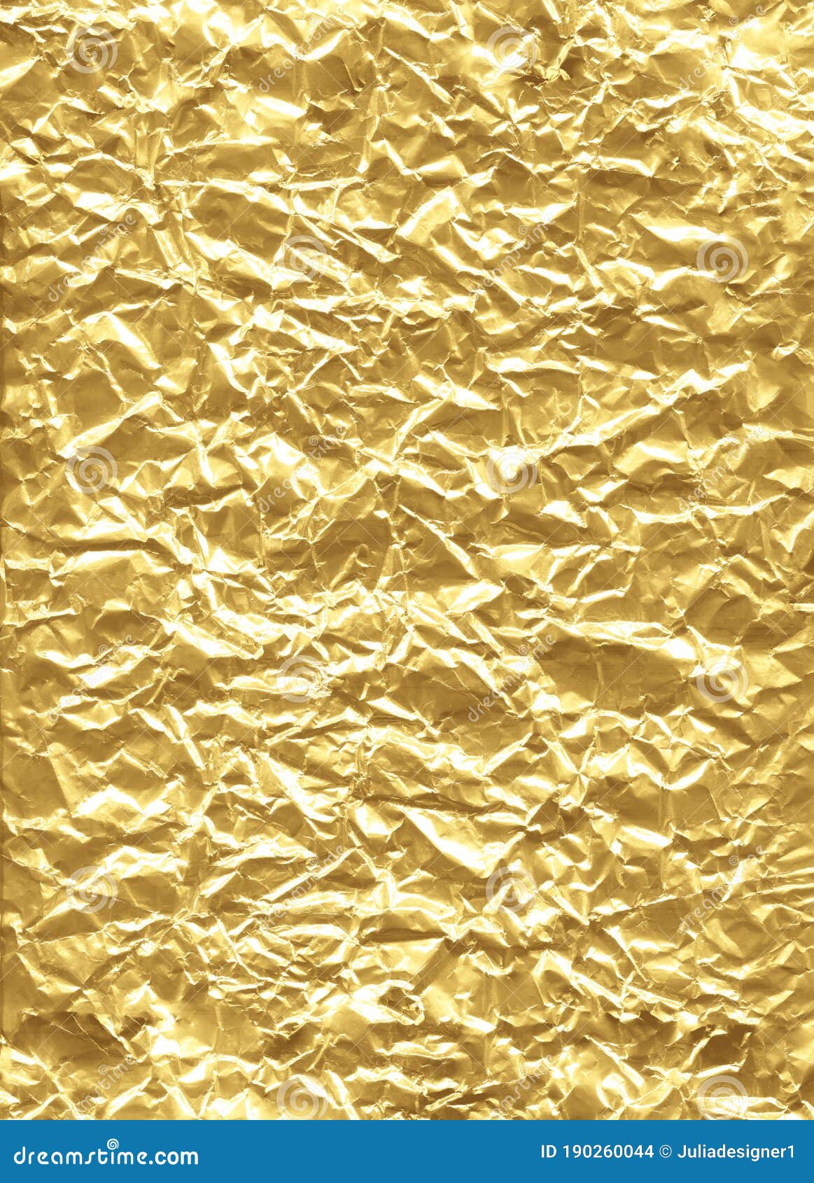 Golden Foil Metallic Texture Effect Background. Abstract Digital ...