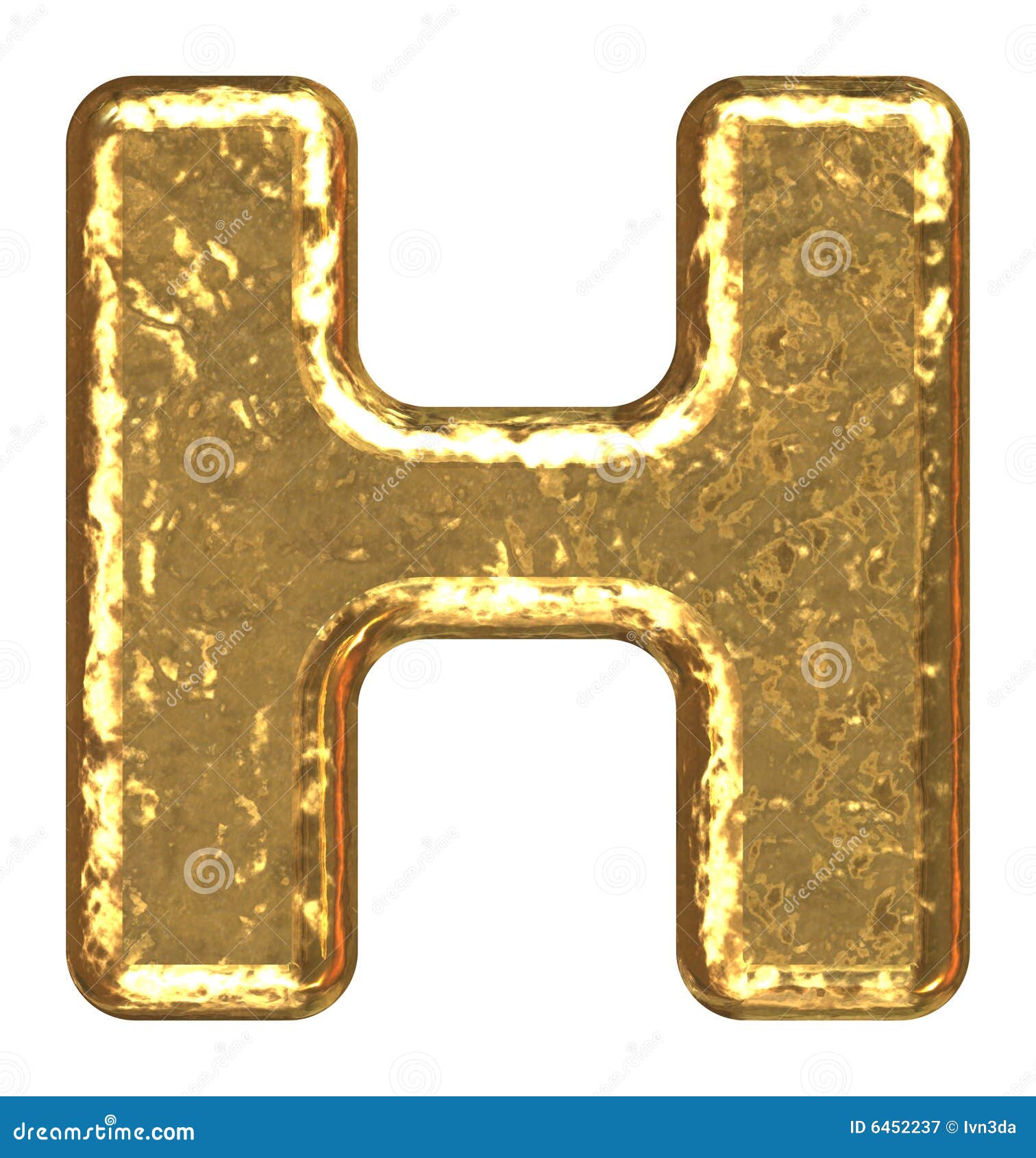 Golden font. Letter H. stock illustration. Illustration of alphabet ...
