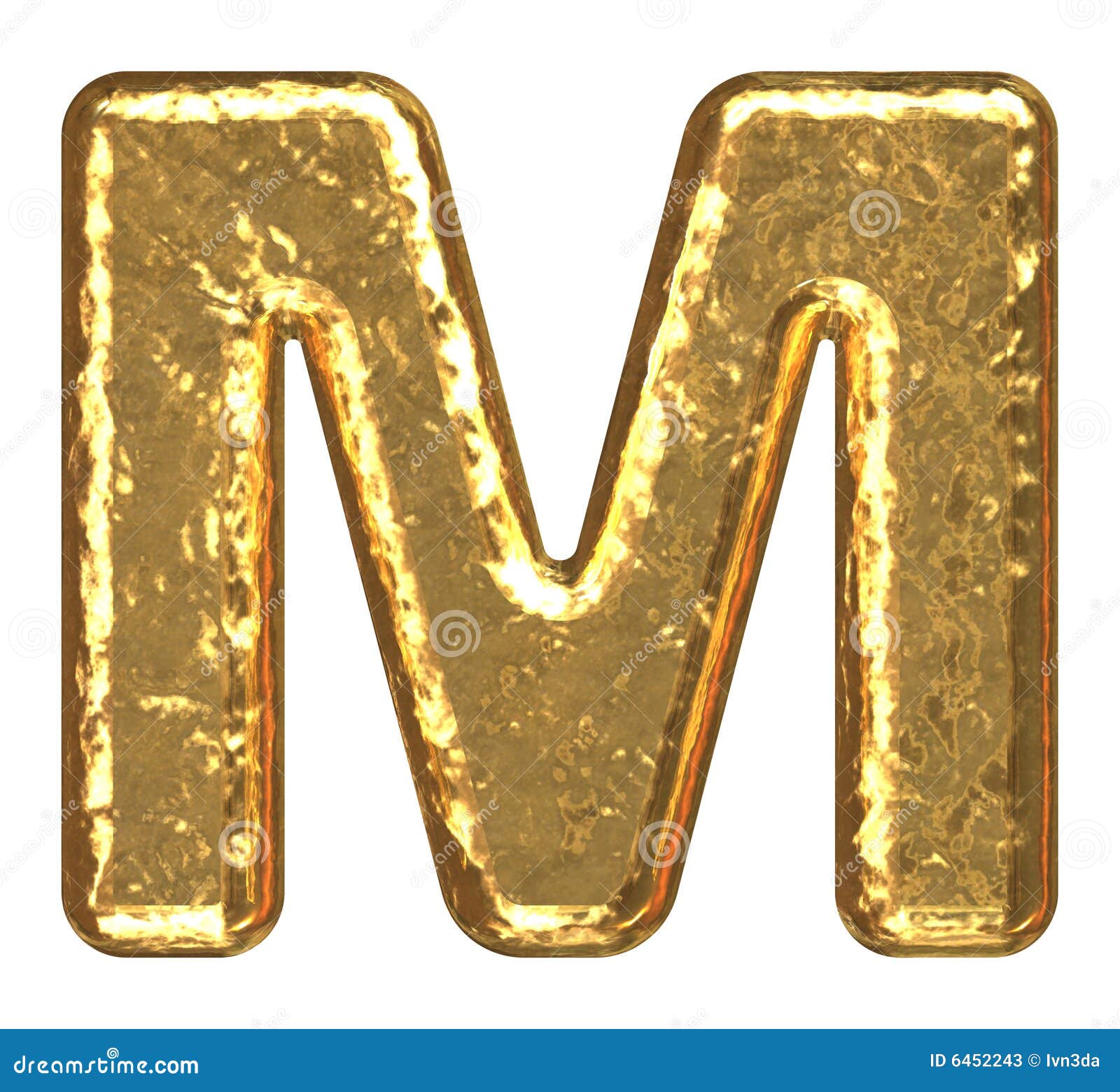 Golden font. Letter M. stock illustration. Illustration of message ...
