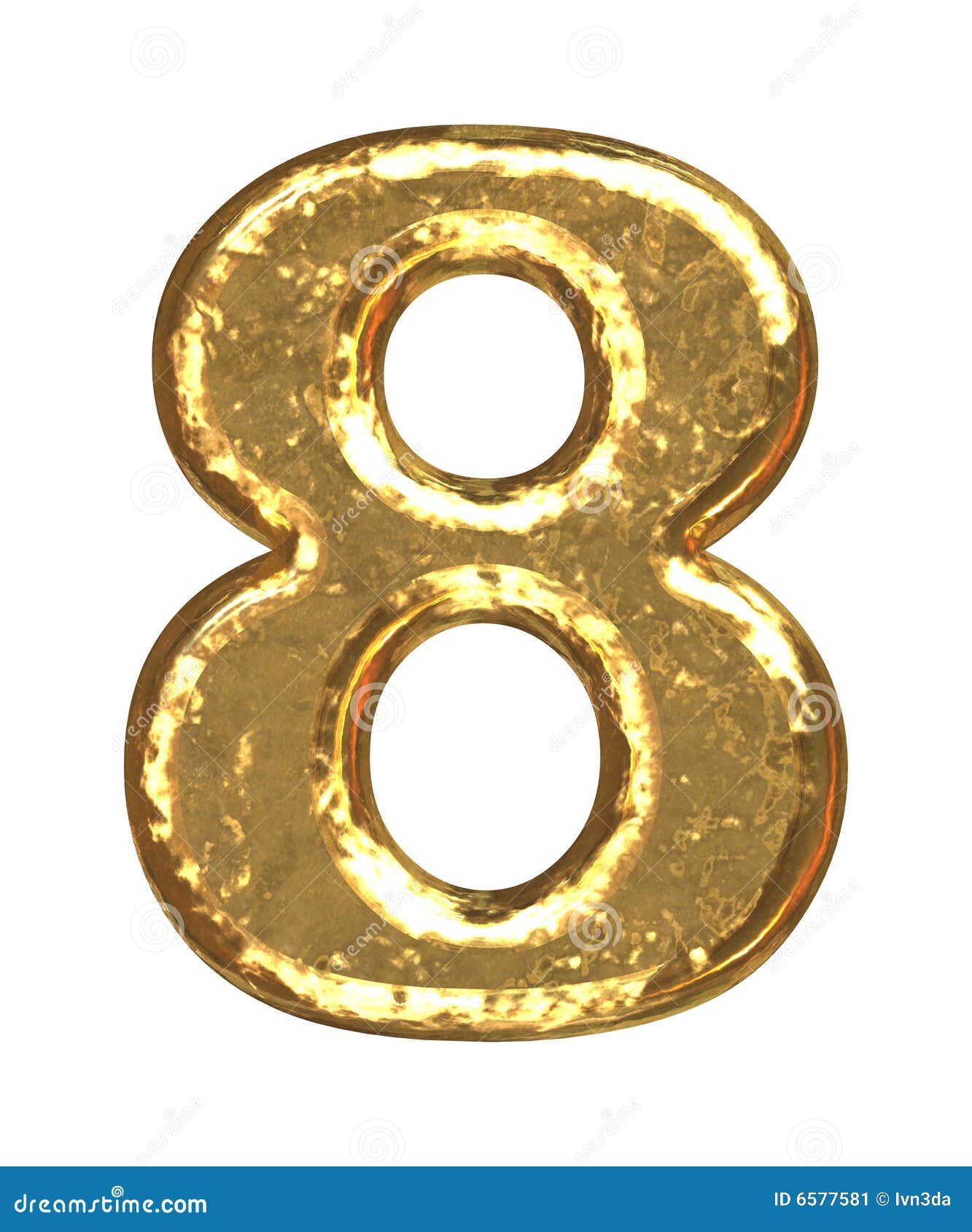 Golden font. Number eight stock image. Image of main, message - 6577581