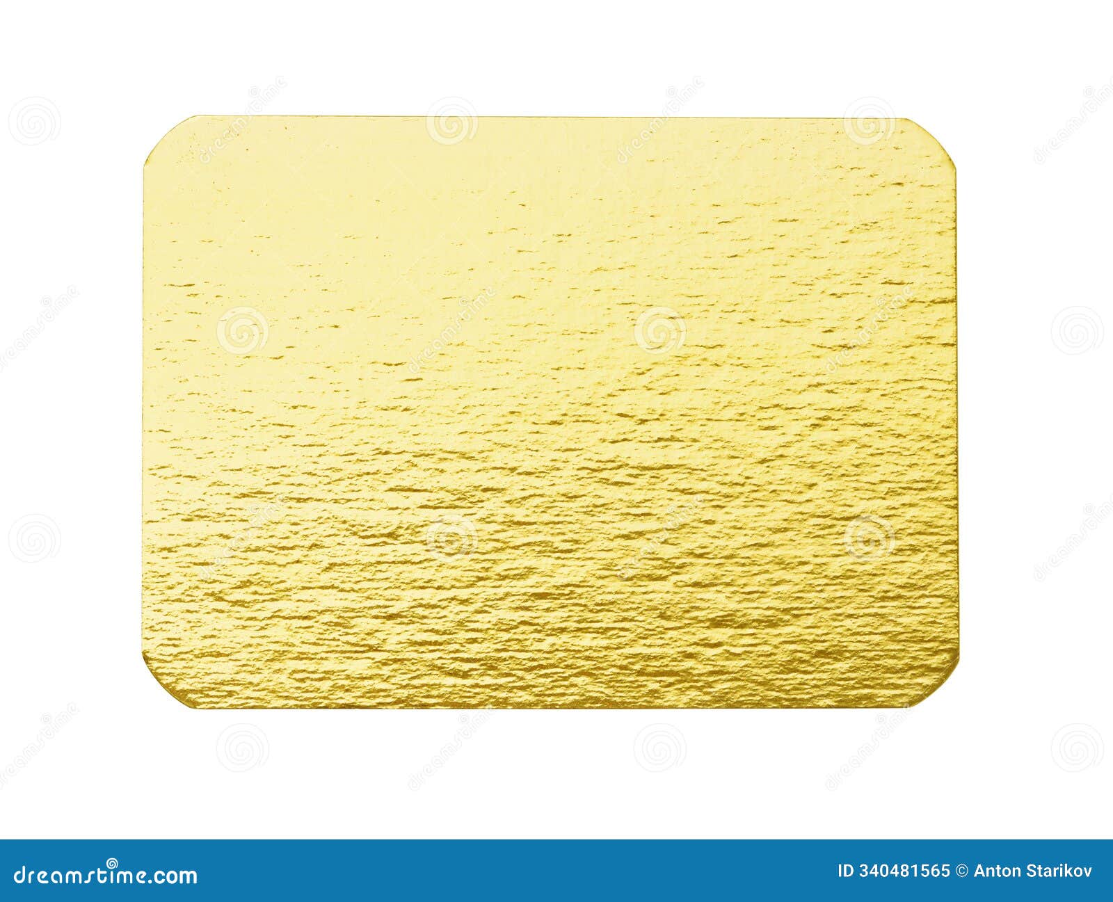 Golden Food Packaging Backing Board Stock Image - Image of gold ...