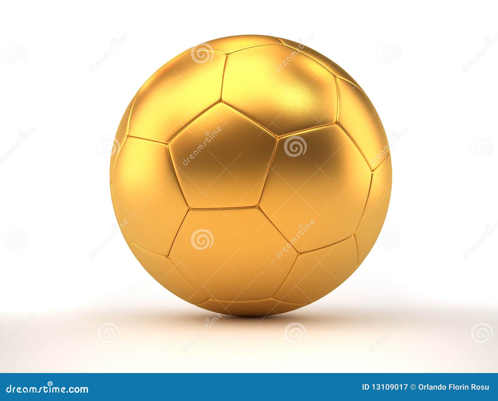 Golden football stock illustration. Illustration of ceremony - 13109017
