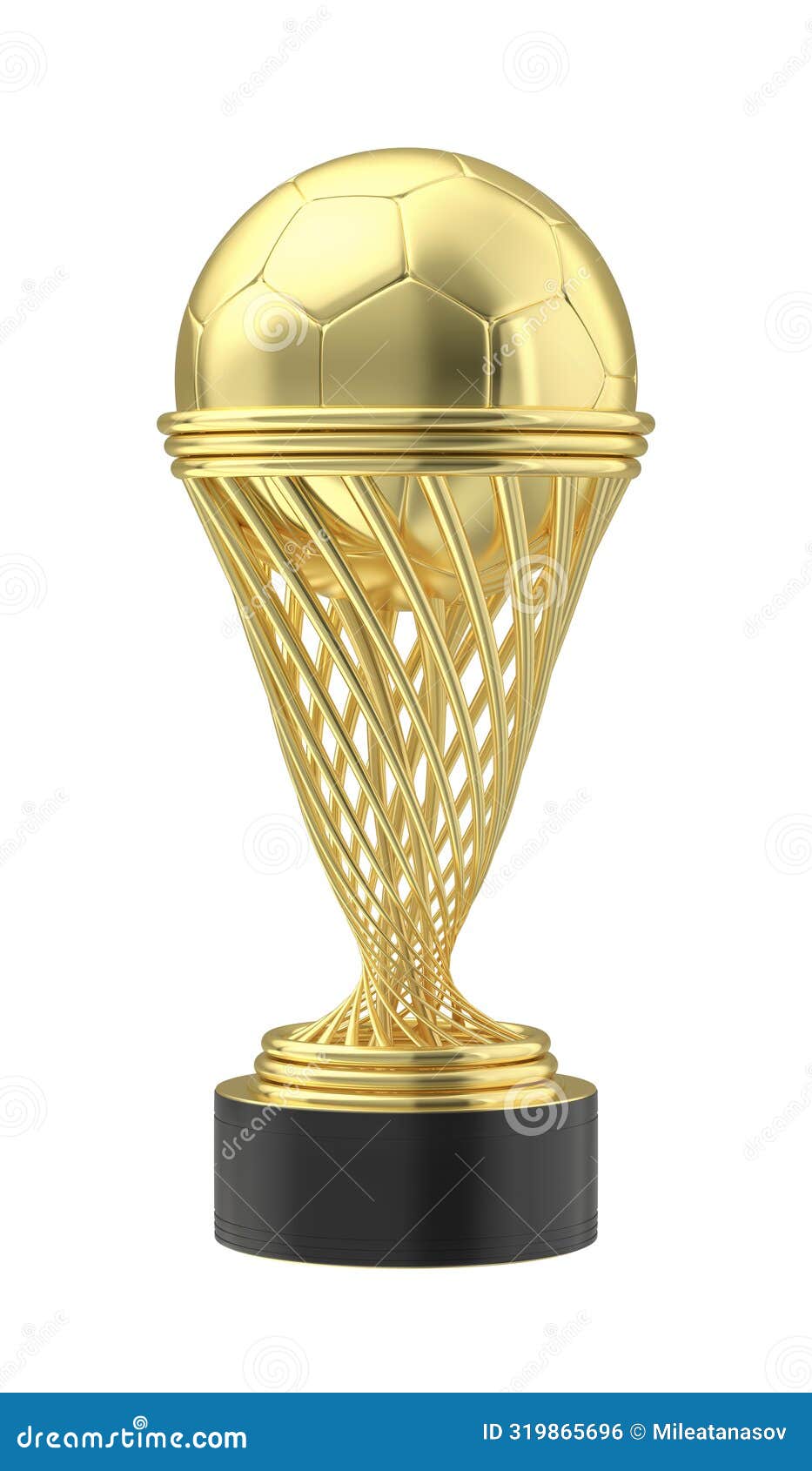 Golden Football Royalty-Free Stock Photography | CartoonDealer.com ...