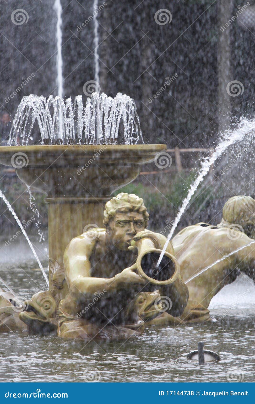 Golden fountaine stock photo. Image of golden, royal - 17144738