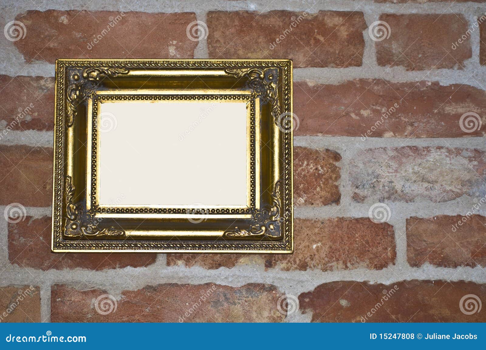 Golden frame stock photo. Image of deco, design, display - 15247808