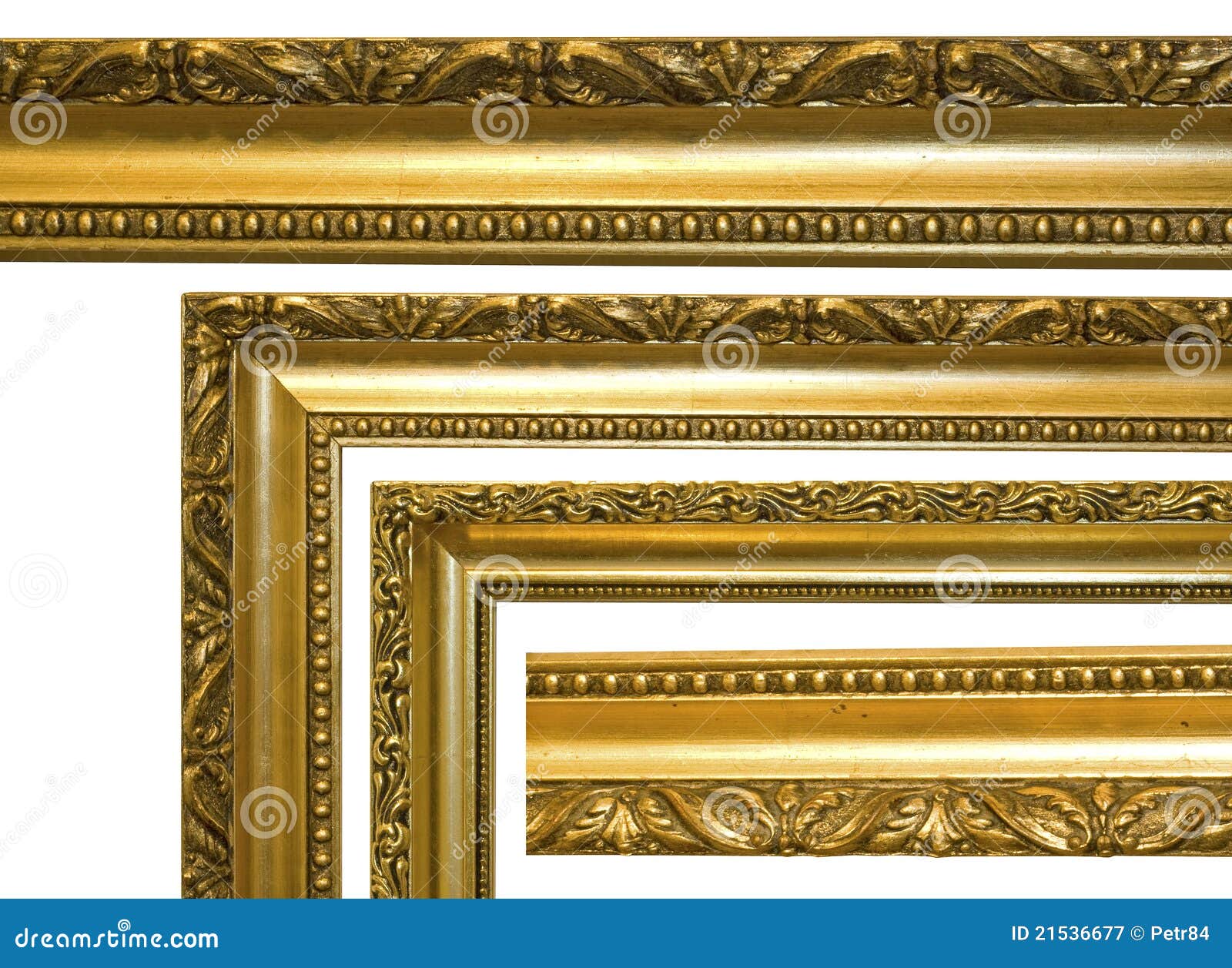 Golden frame stock image. Image of adorned, interior - 21536677