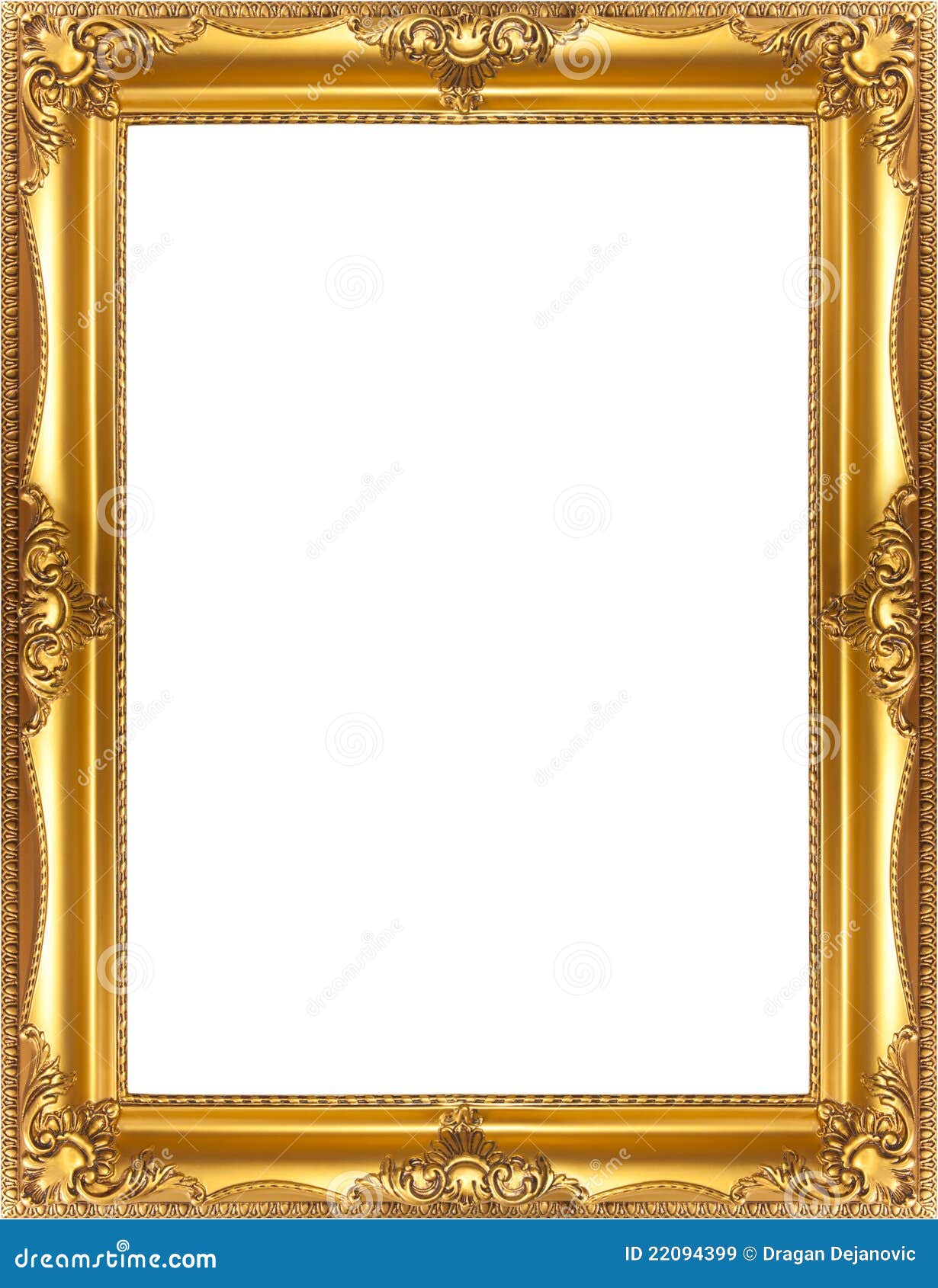 Golden Frame Royalty Free Stock Images - Image: 22094399